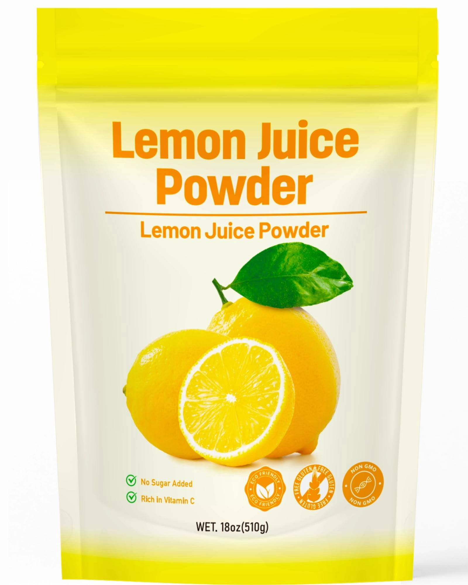 Lemon Juice Powder 18 GGA1 oz - No Sugar, No Additives, Freshly ...