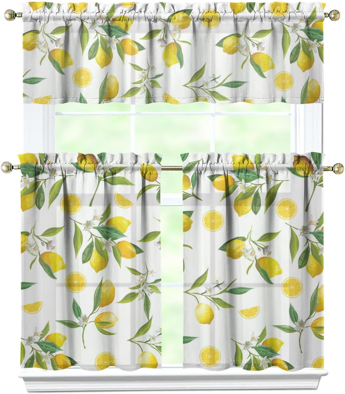Lemon Kitchen Curtains,Lemon Kitchen Curtains Sets for Windows ...