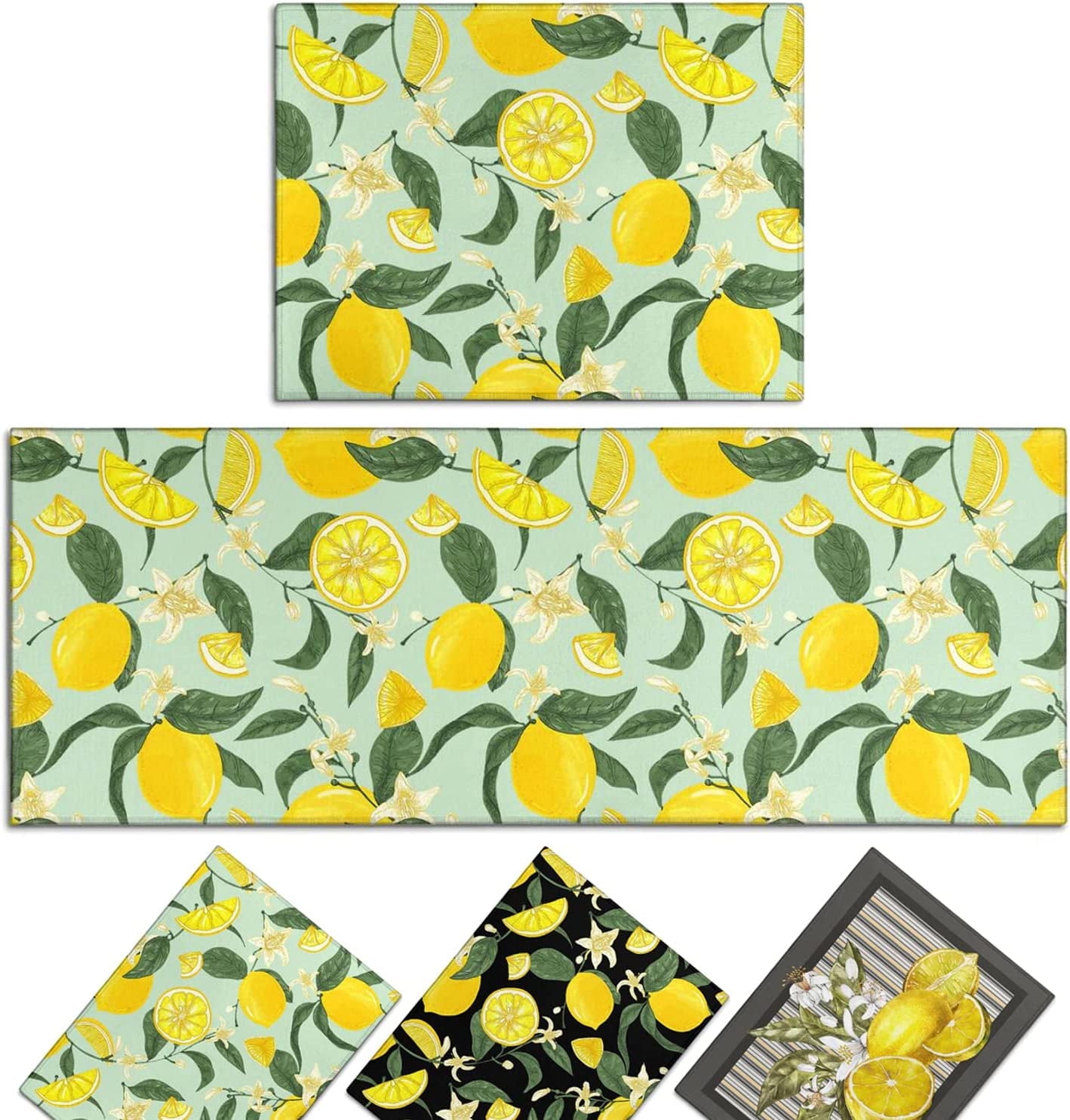 Lemon Kitchen Rug Lemon Kitchen Mat Lemon Rug Lemon Rugs for Kitchen ...