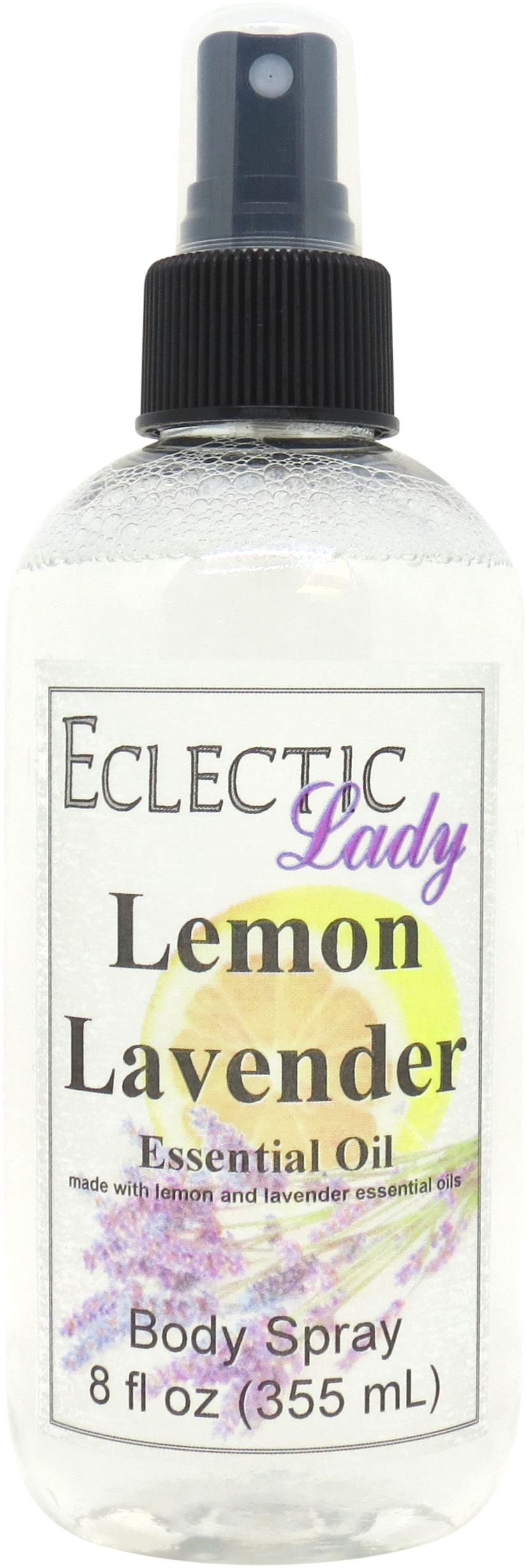 Lemon Lavender Body Spray, Eclectic Lady, Hydrating Mist, Unisex, 8 oz ...