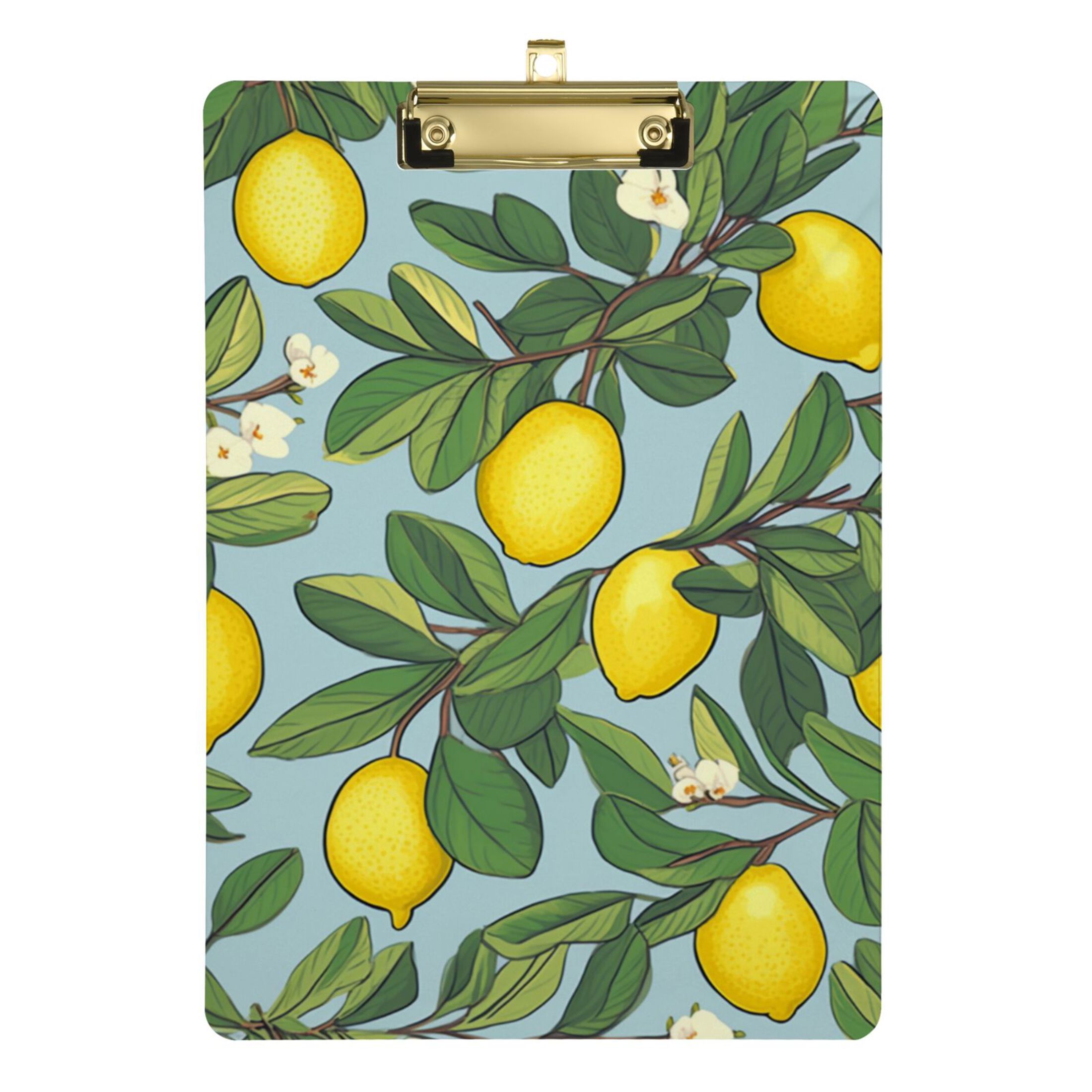 Lemon Leaves Acrylic Clipboards A4 Standard Letter Size Clipboard 12.5 ...