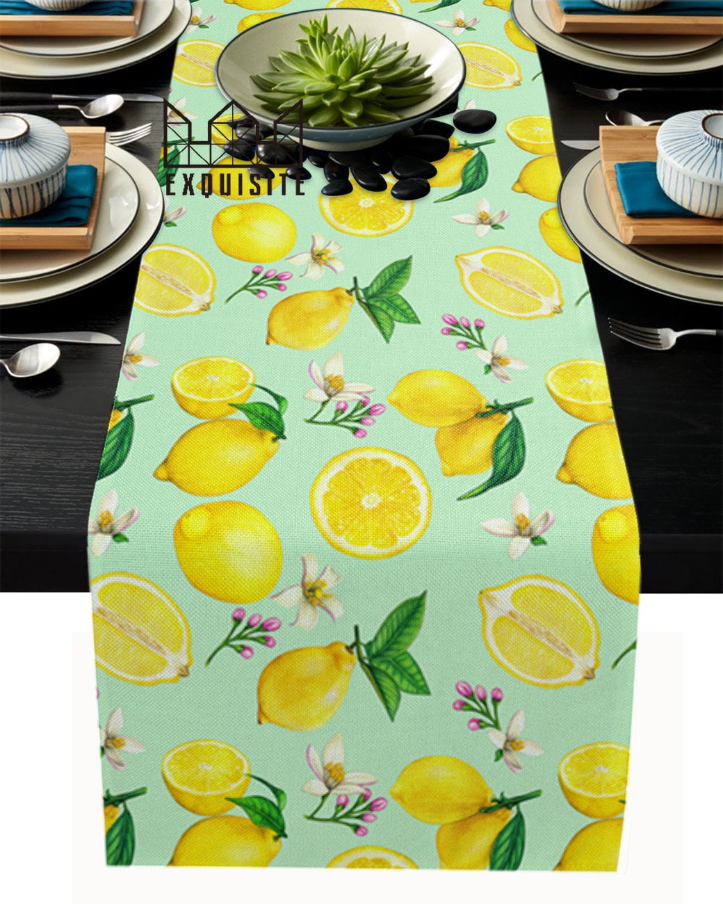 Lemon Lemon Blossom Summer Texture Coffee Table r Home r Farmhouse ...