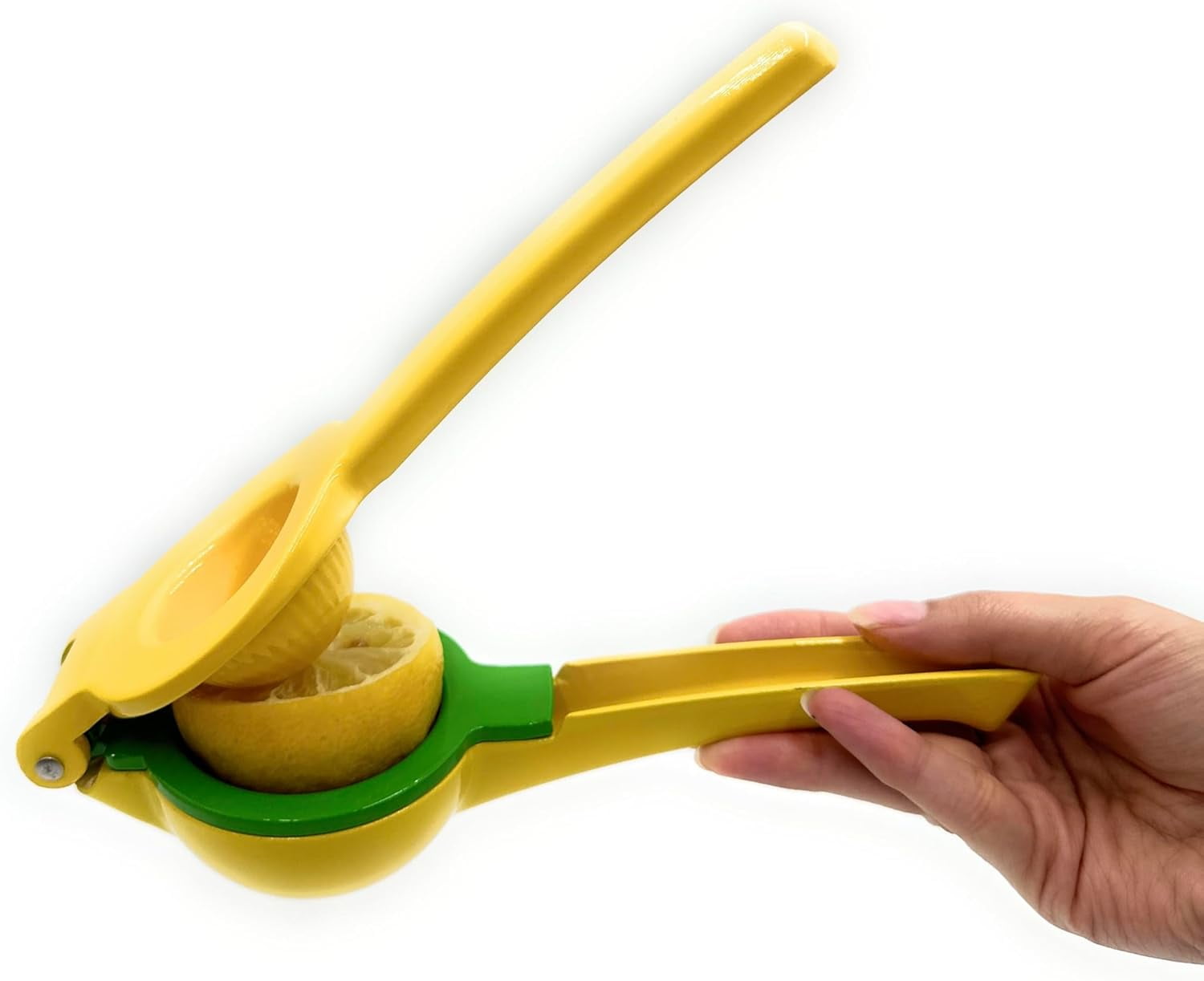 Lemon Lime Squeezer 2-in-1- Metal/Sturdy Max Extraction Hand Juicer ...