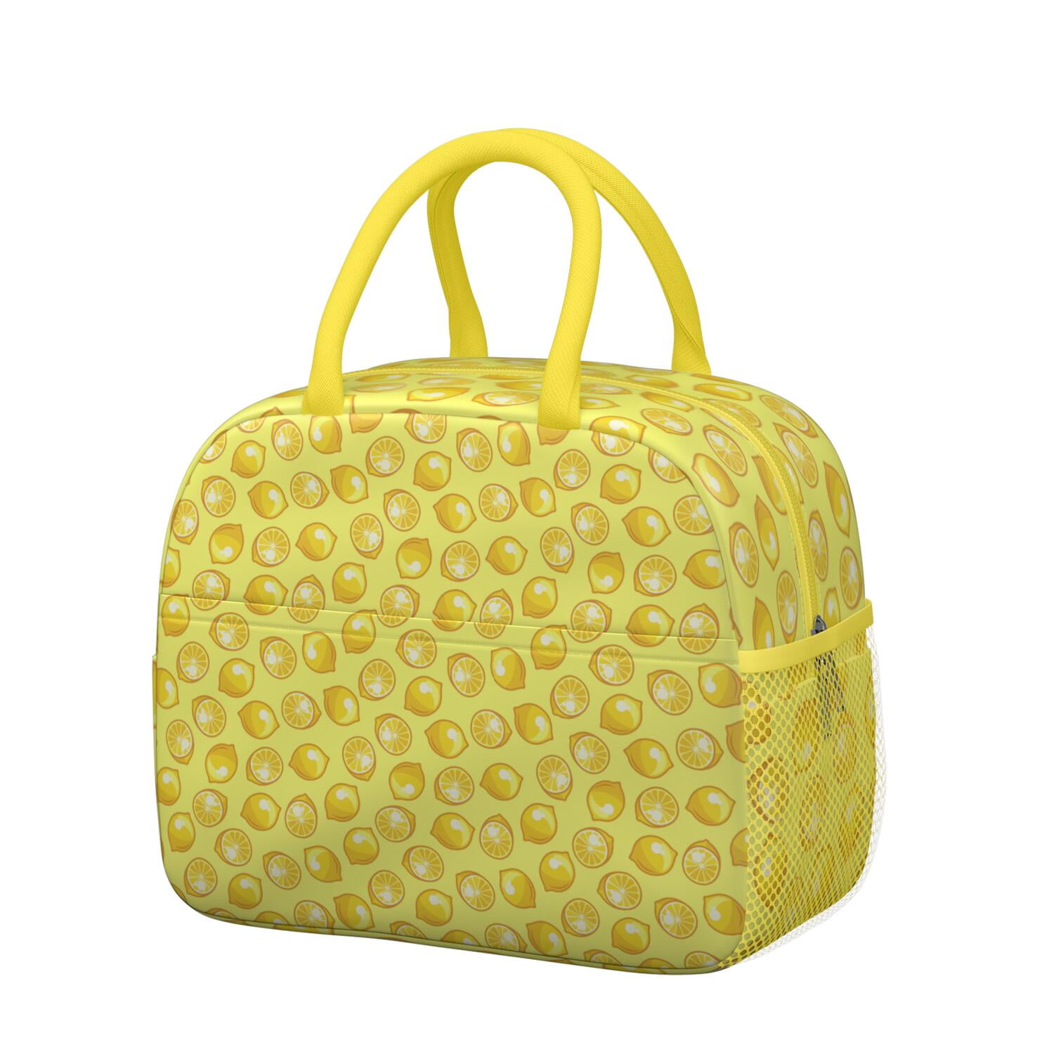 Lemon Lover Lunch Bag - Stylish Insulated Lunch Tote, Lightweight ...