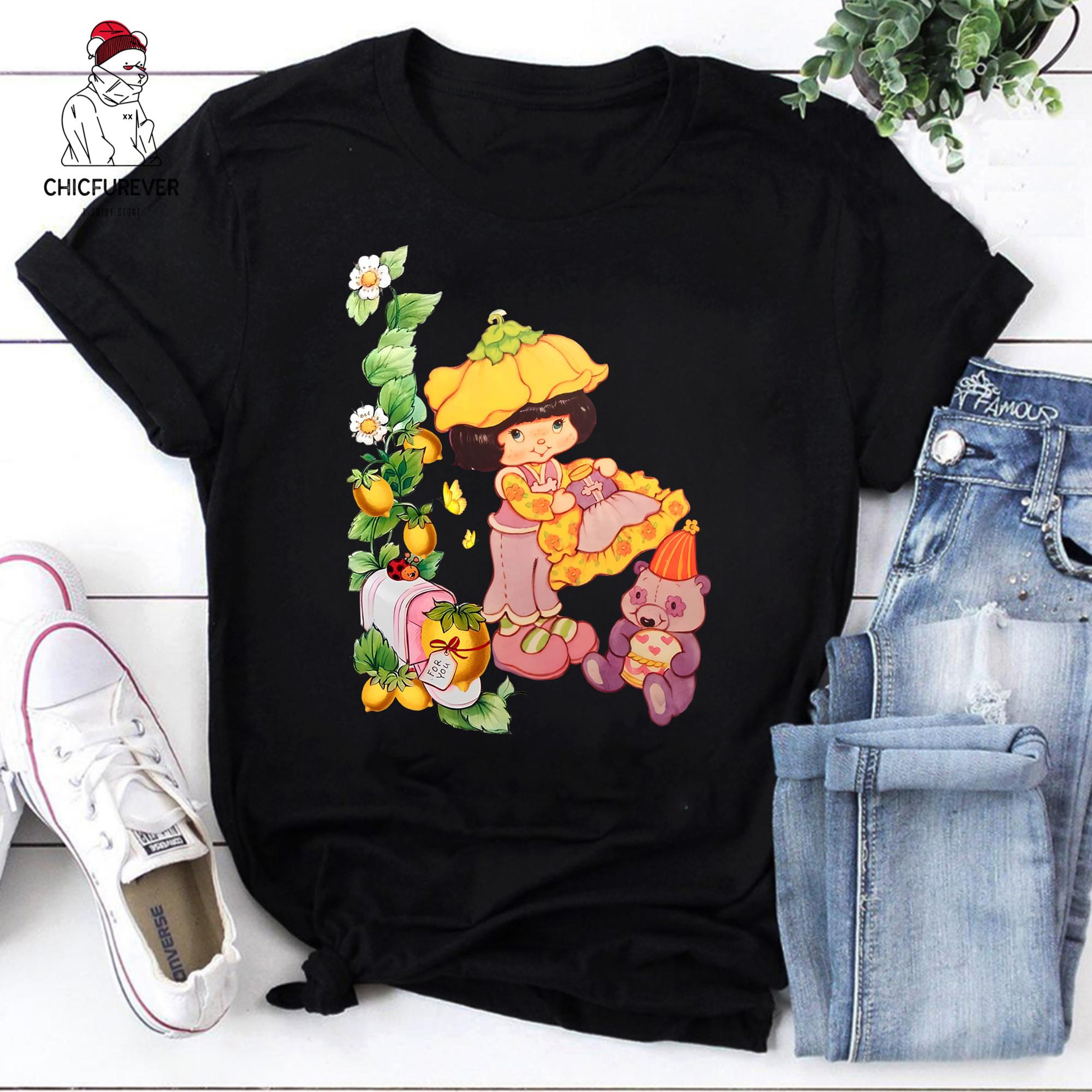 Lemon Meringue Retro Vintage 80s Graphic Tee, Strawberry Shortcake ...