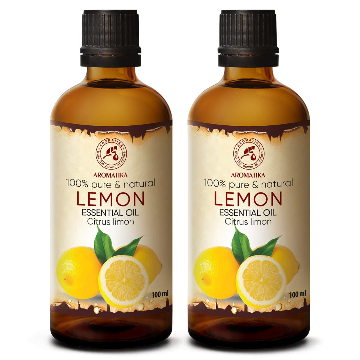 Lemon Oil 6.8 oz - 2x100ml - Citrus Limon - Italy - 100% Pure Lemon Oil ...