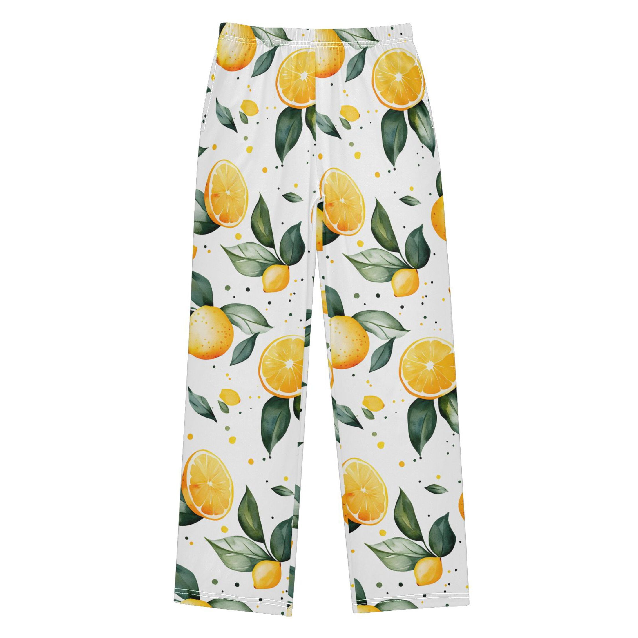Lemon Pajama Pants Soft Lightweight Lounge Pants Bottoms Sleep Pants ...