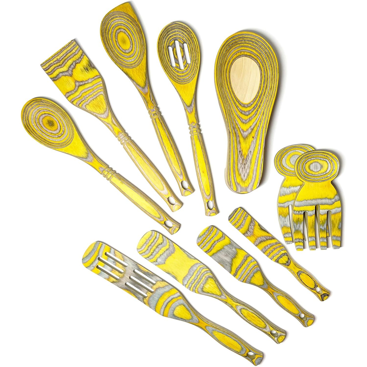 Lemon Pakkawood Kitchen Utensil 11-Piece Tool Set - Walmart.com
