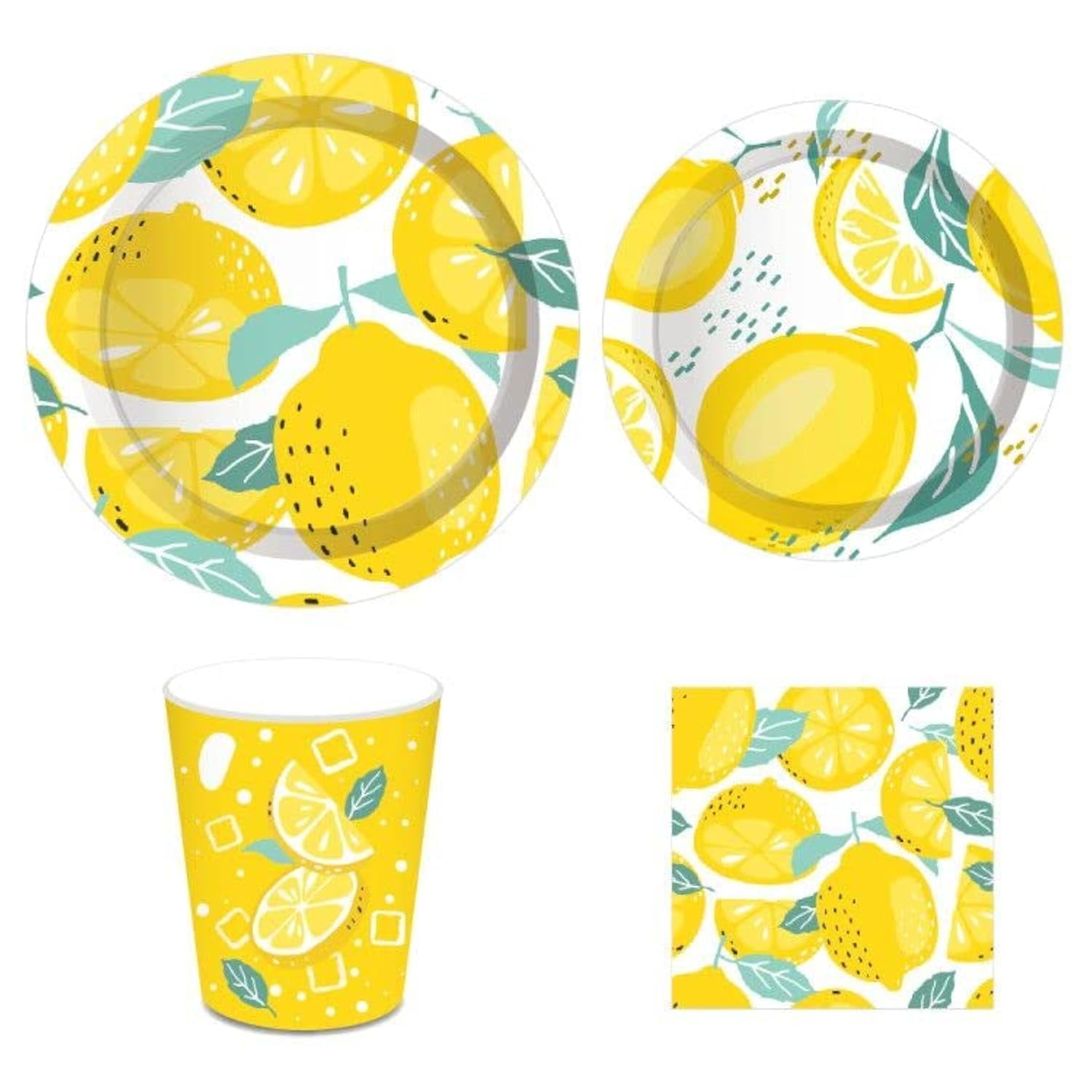 Lemon Party Decorations Set OIF8 Includes Disposable Dinner Plates ...