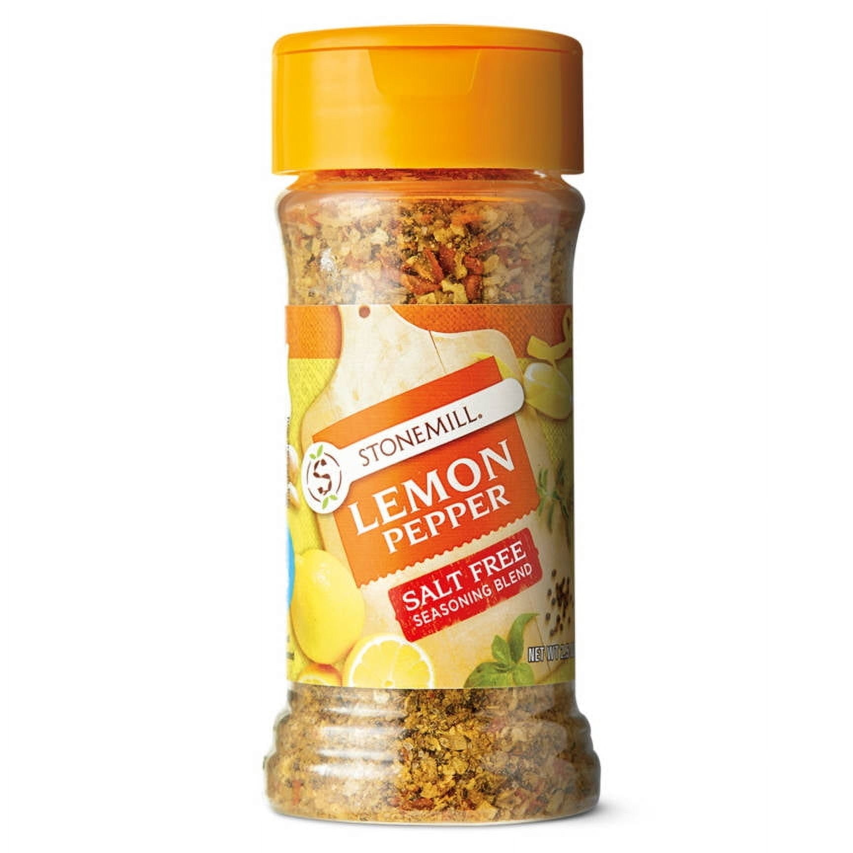 Stonemill Lemon Pepper Salt Free Seasoning Blend, 2.5 oz - Walmart.com