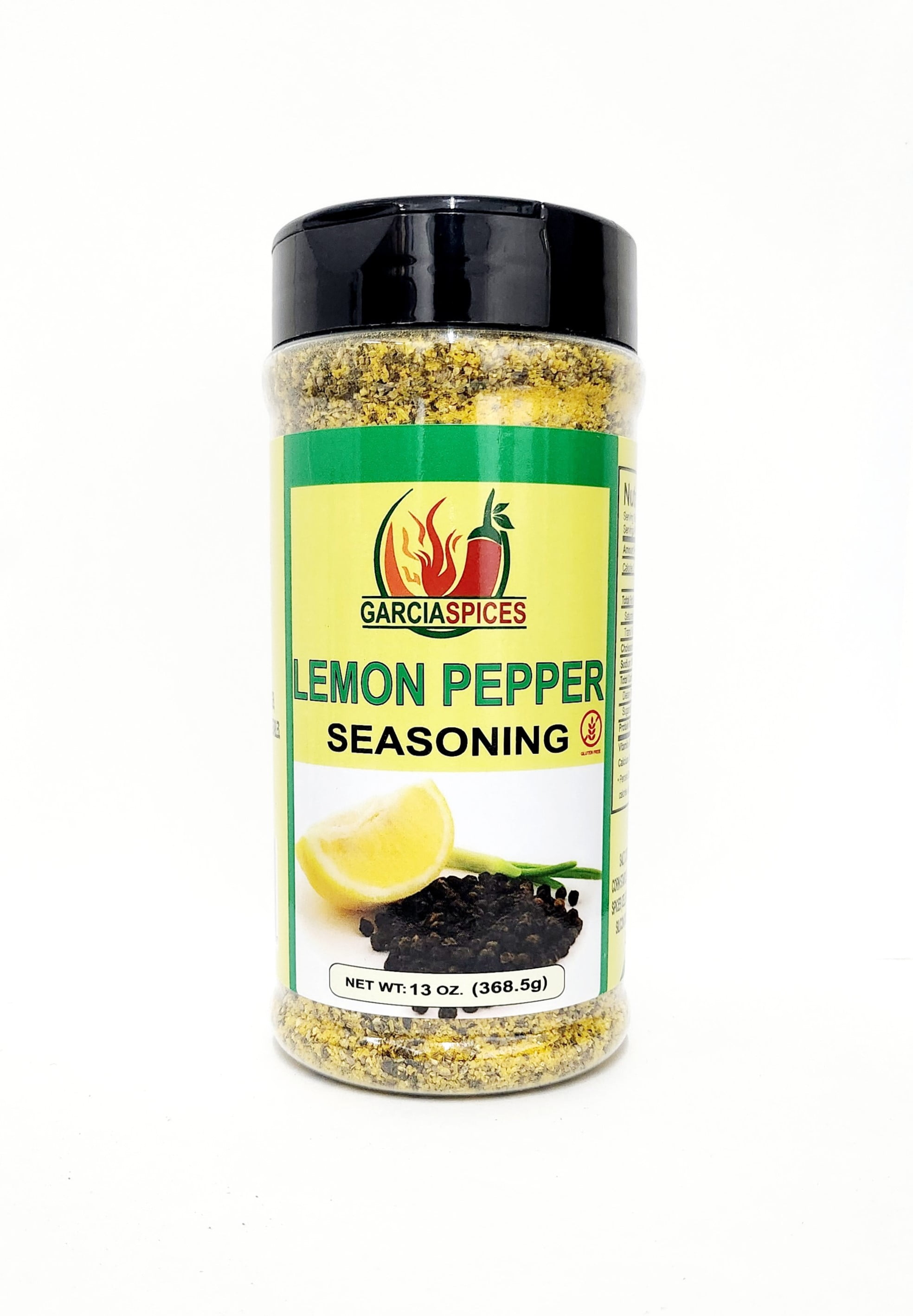 Lemon Pepper Seasoning, 13 oz - Garcia Spices - Walmart.com