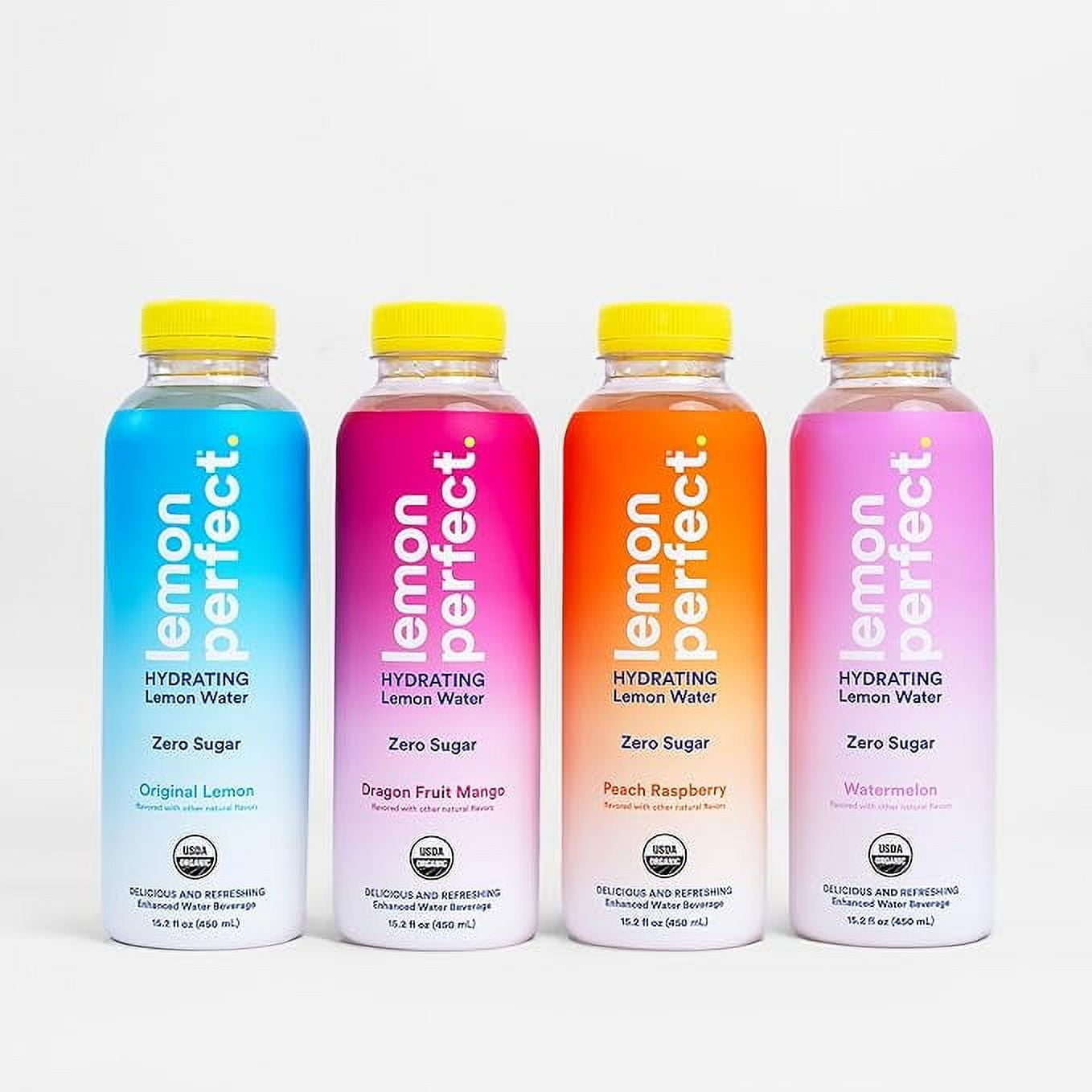 Lemon Perfect 4-Flavor Variety Pack, Hydrating Flavored Lemon Water, Zero Sugar, Refreshing ...