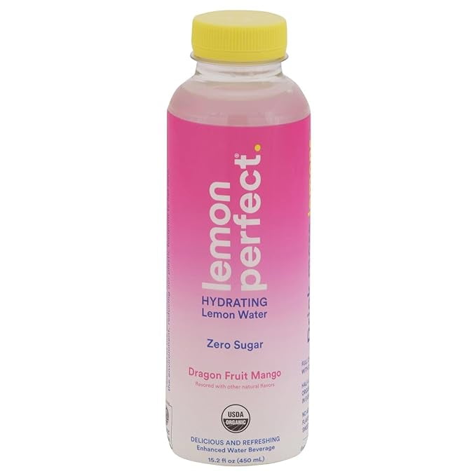 Lemon Perfect Dragon Fruit Mango, Hydrating Flavored Lemon Water, Zero ...