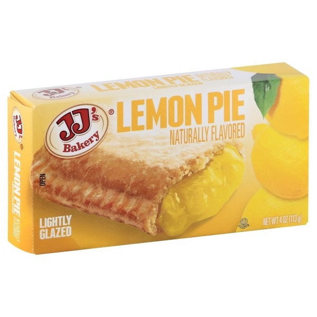 JJ's Bakery, Lemon Pie Snack Pies, 4 Oz, Individually Packaged ...