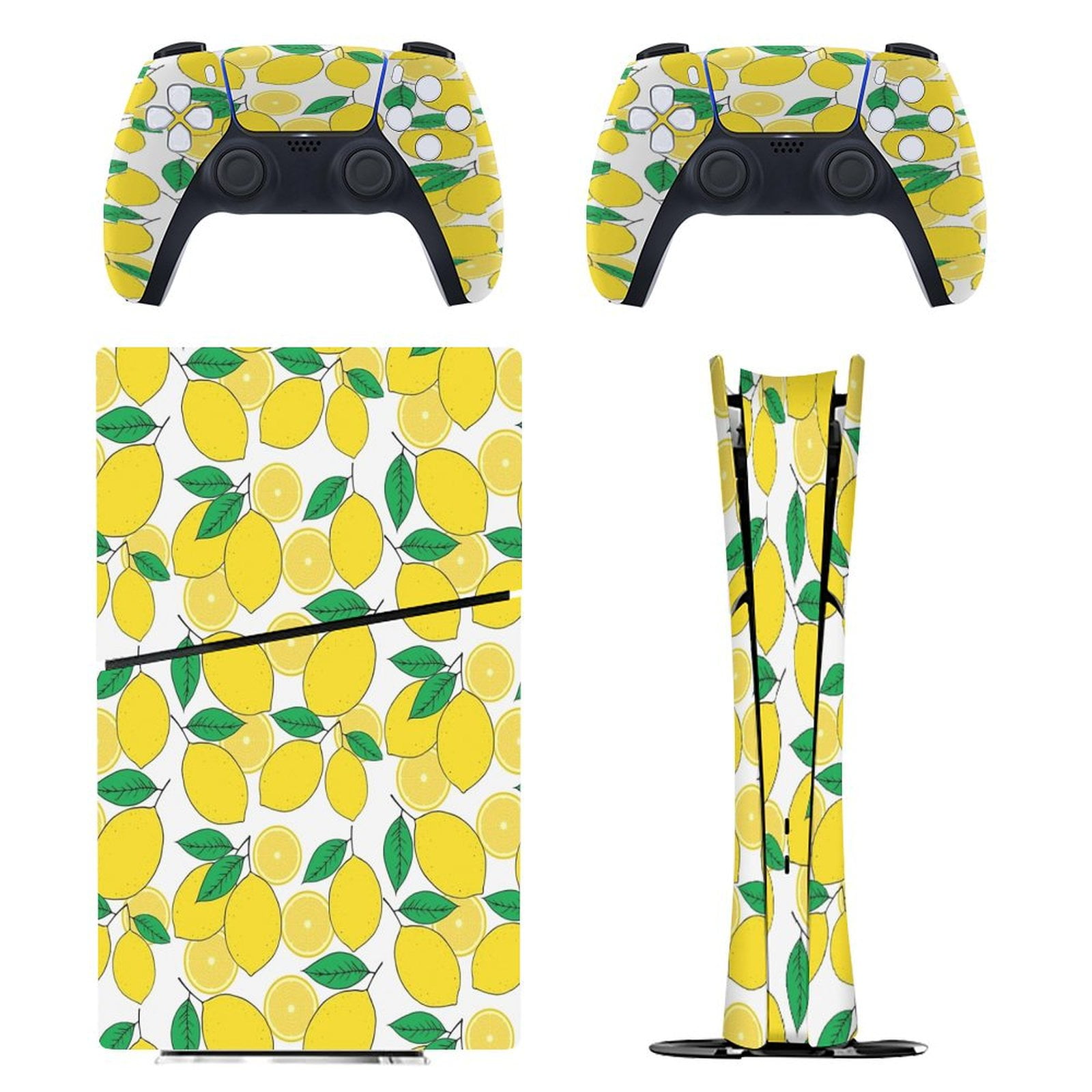Lemon Print PS5/PS5 Pro/PS5 Slim Digital Disc Skin Sticker For Console ...