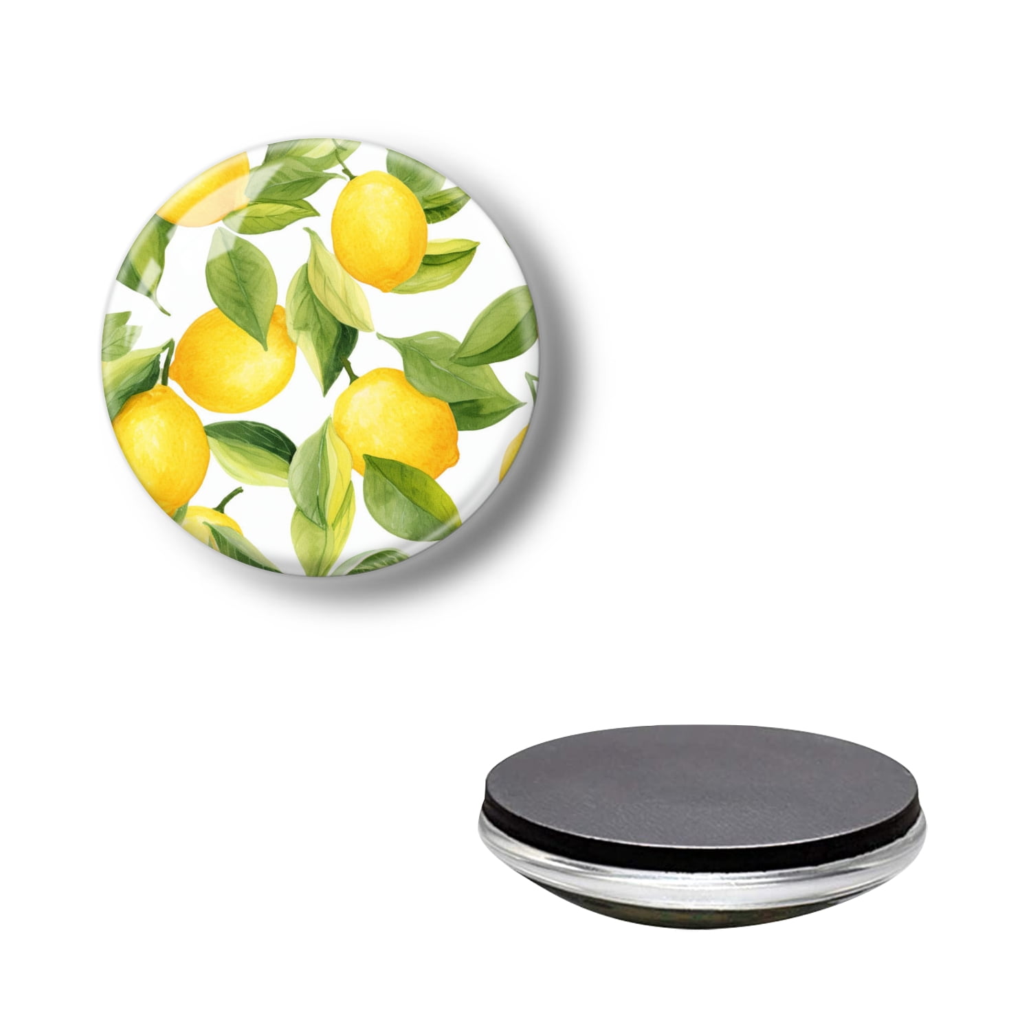 Lemon Refrigerator Magnets Strong Fridge Sticker, Lemon Watercolor Non ...