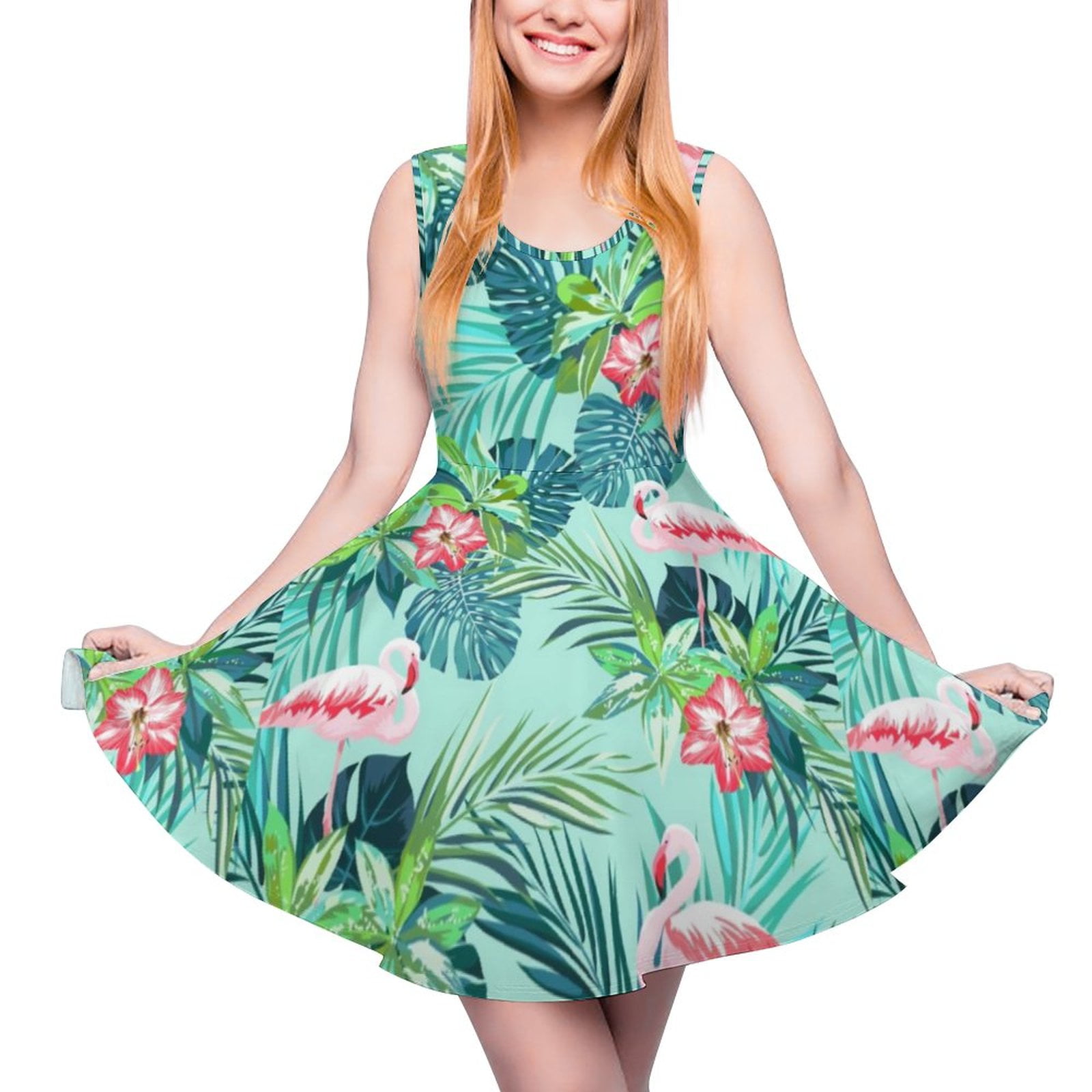 Lemon Retro Dress Sicilian Tiles Modern Dresses High Waist Street ...