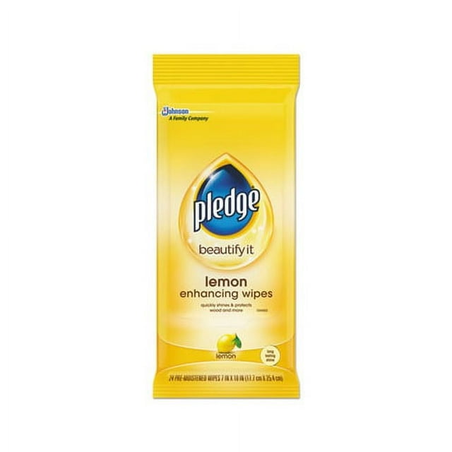 Lemon Scent Wet Wipes Cloth, 7 x 10, White, 24/Pack - Walmart.com