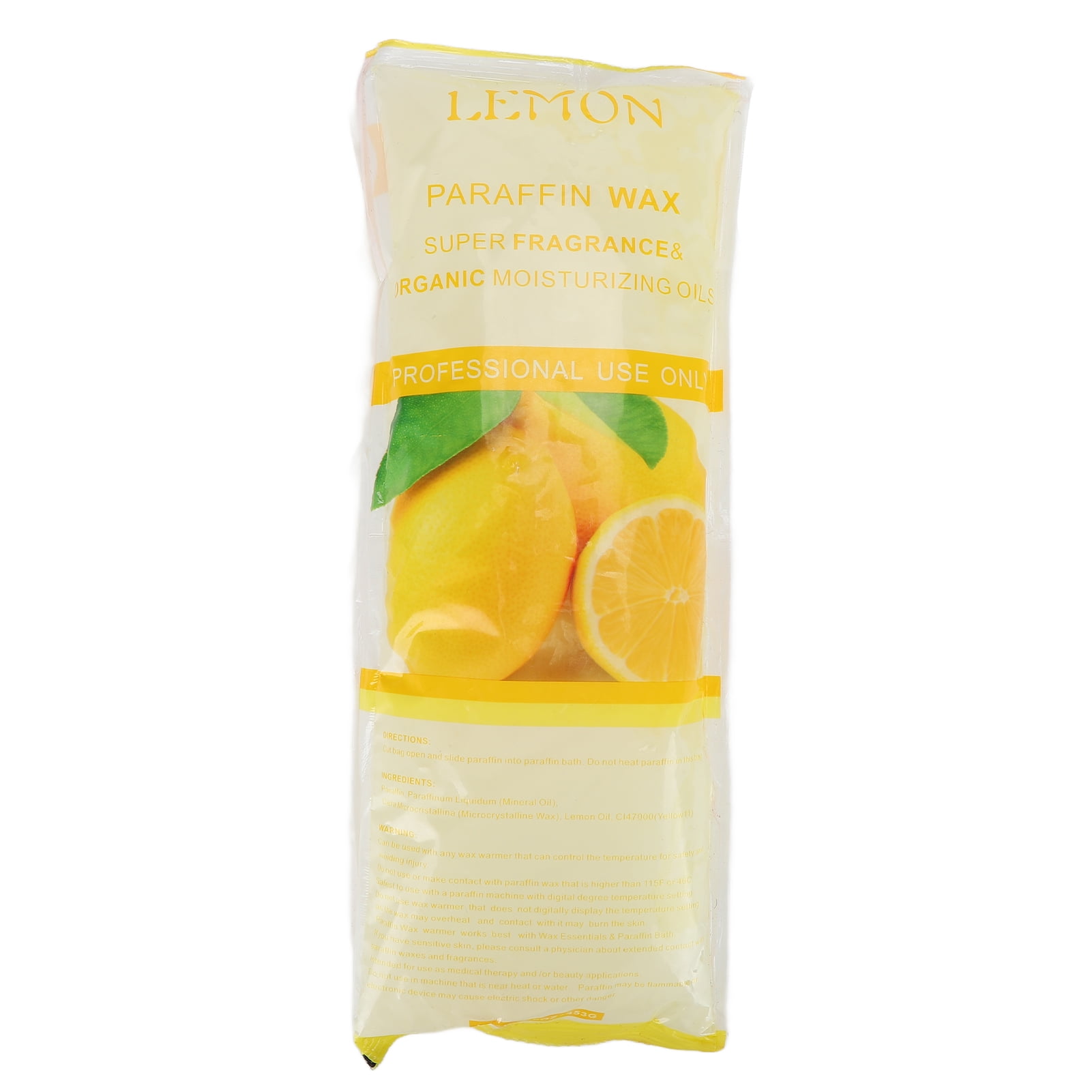 Lemon Scented Paraffin Hand and Foot Wax, 453g, Moisturizing Formula ...