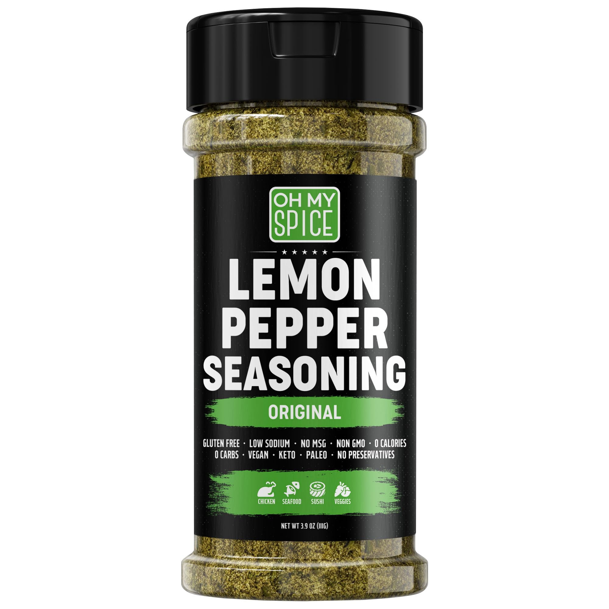 Lemon Seasoning - SBF3 Gluten Free & Low Sodium Lemon Seasoning for ...