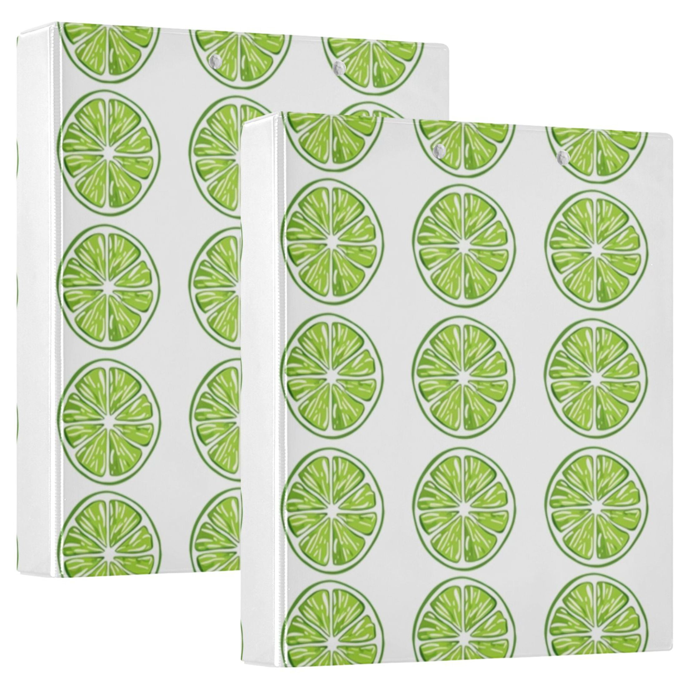 Lemon Slice 3 Ring Hardcover Binders 1.5" Round Rings for Letter-Size ...