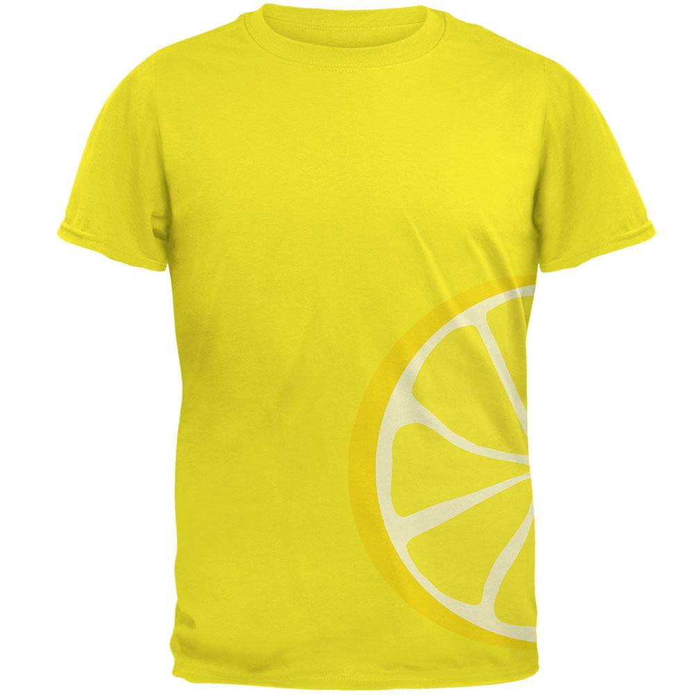 Lemon Slice Costume Mens T Shirt Bright Yellow X-LG - Walmart.com