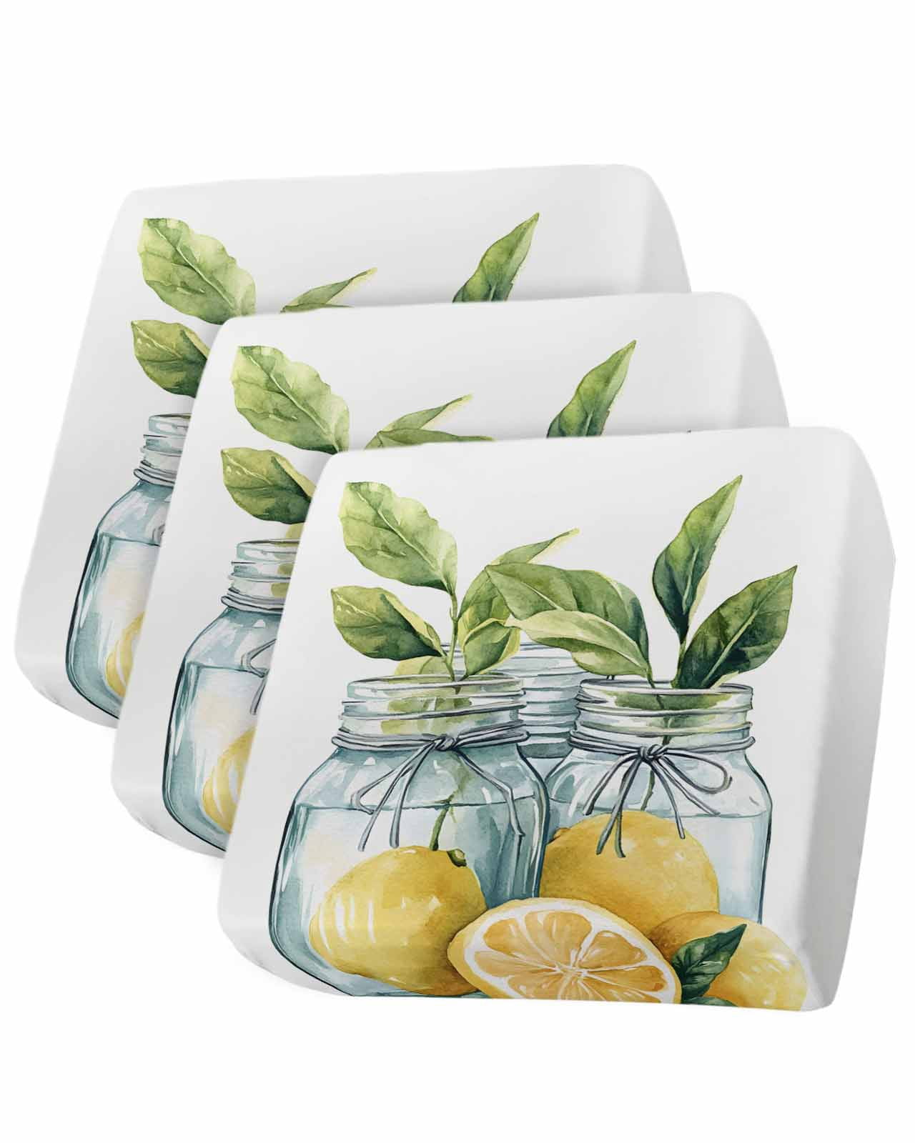 Lemon Sofa Couch Cushion Covers Washable, Removable Stretchable ...