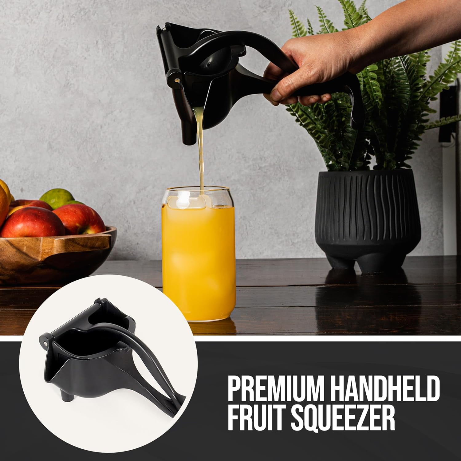 Lemon Sqeeuzer Handheld Manual Juicer - Citrus Press Squeezer for Fresh ...
