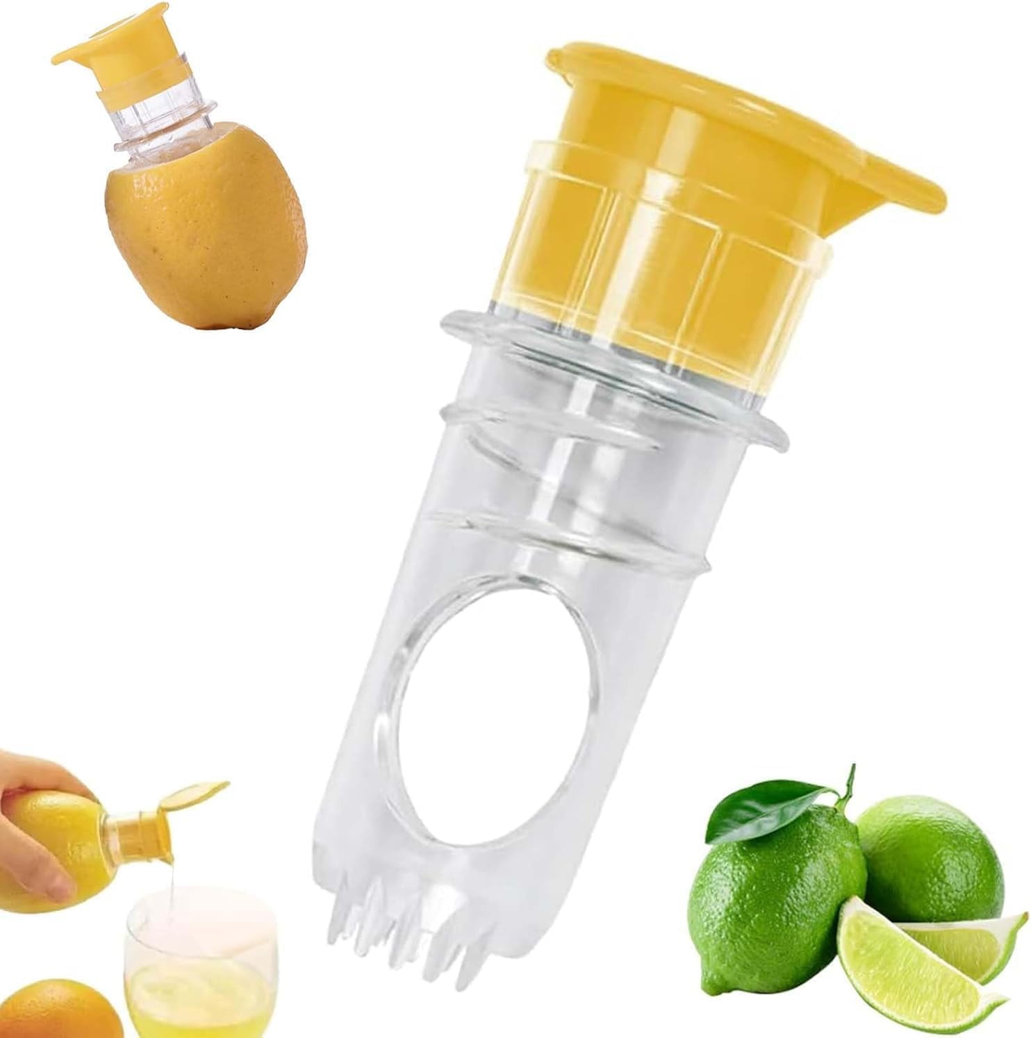 Lemon Squeezer, 2025 New Screw-Top Lemon Squeezer,Manual Lemon Juicer ...