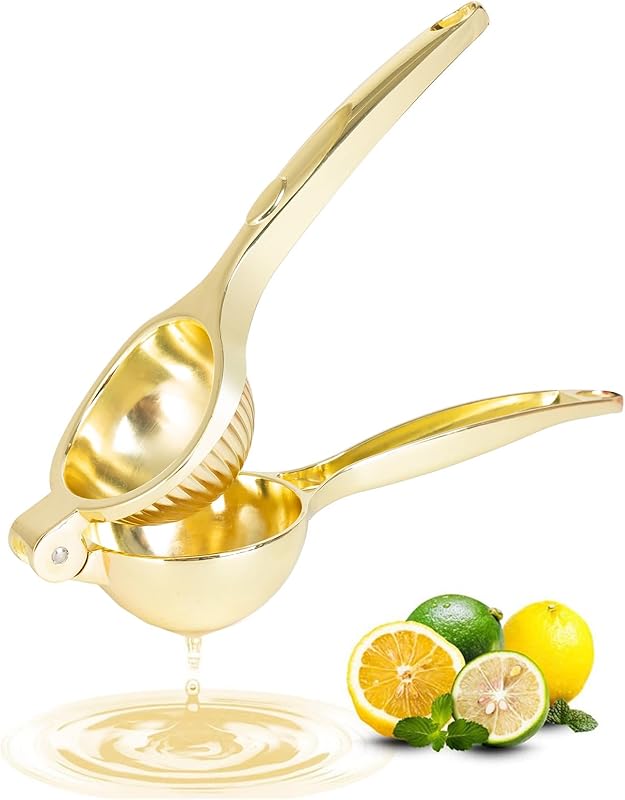 Lemon Squeezer, Heavy Duty Zinc Manual Lemon Juicer, High Yield ...