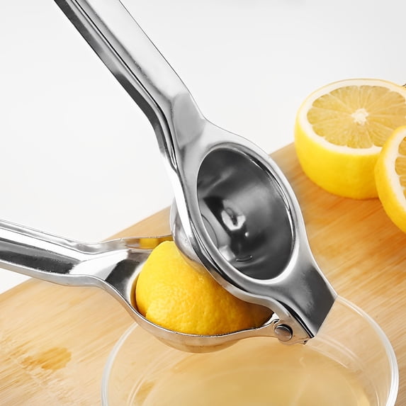 Stainless Steel Lemon Squeezer, Portable Mini Handheld Citrus Press ...