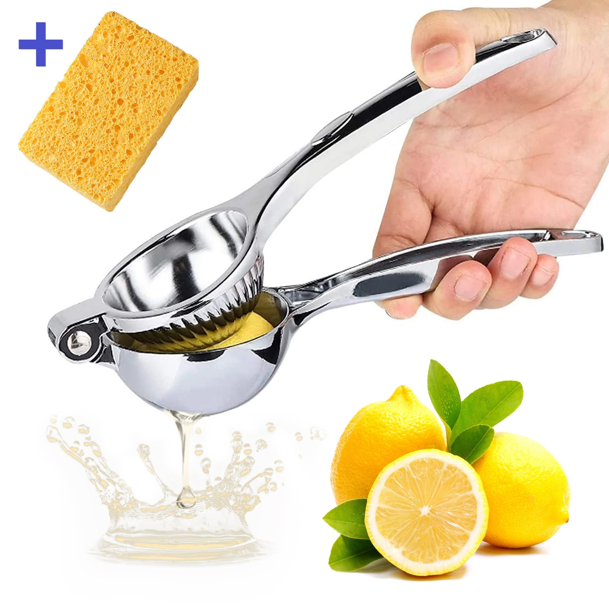Lemon Squeezer Stainless Steel Citrus Press - IYWTWACYMBIW Large Heavy ...