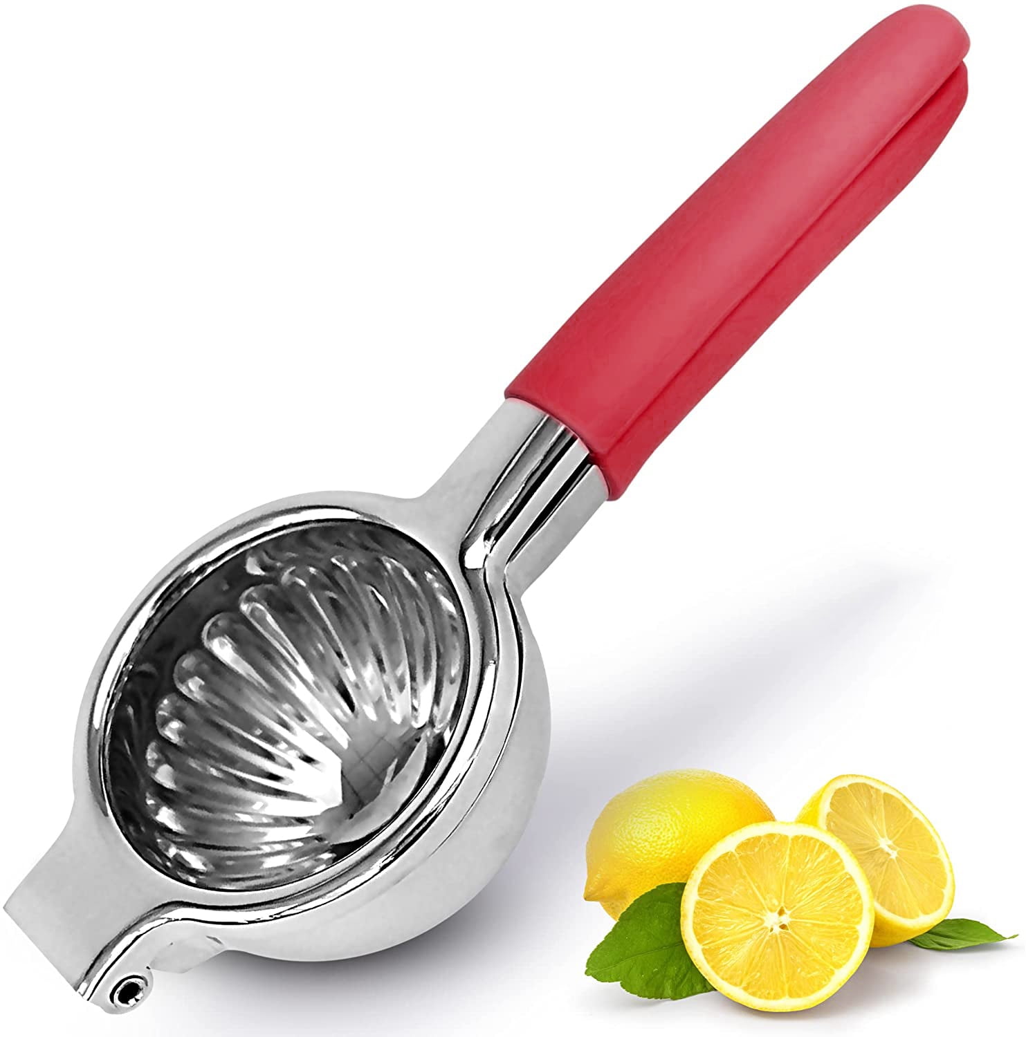 Lemon Squeezer Stainless Steel with Premium Heavy Duty Solid Metal ...