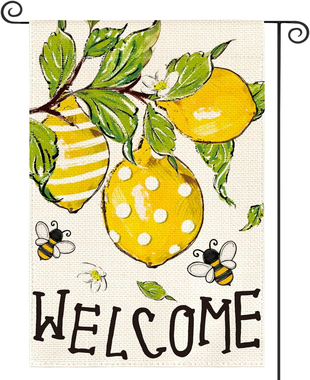 Lemon Summer Garden Flag 12x18 inch Double Sided, Welcome Seasonal ...