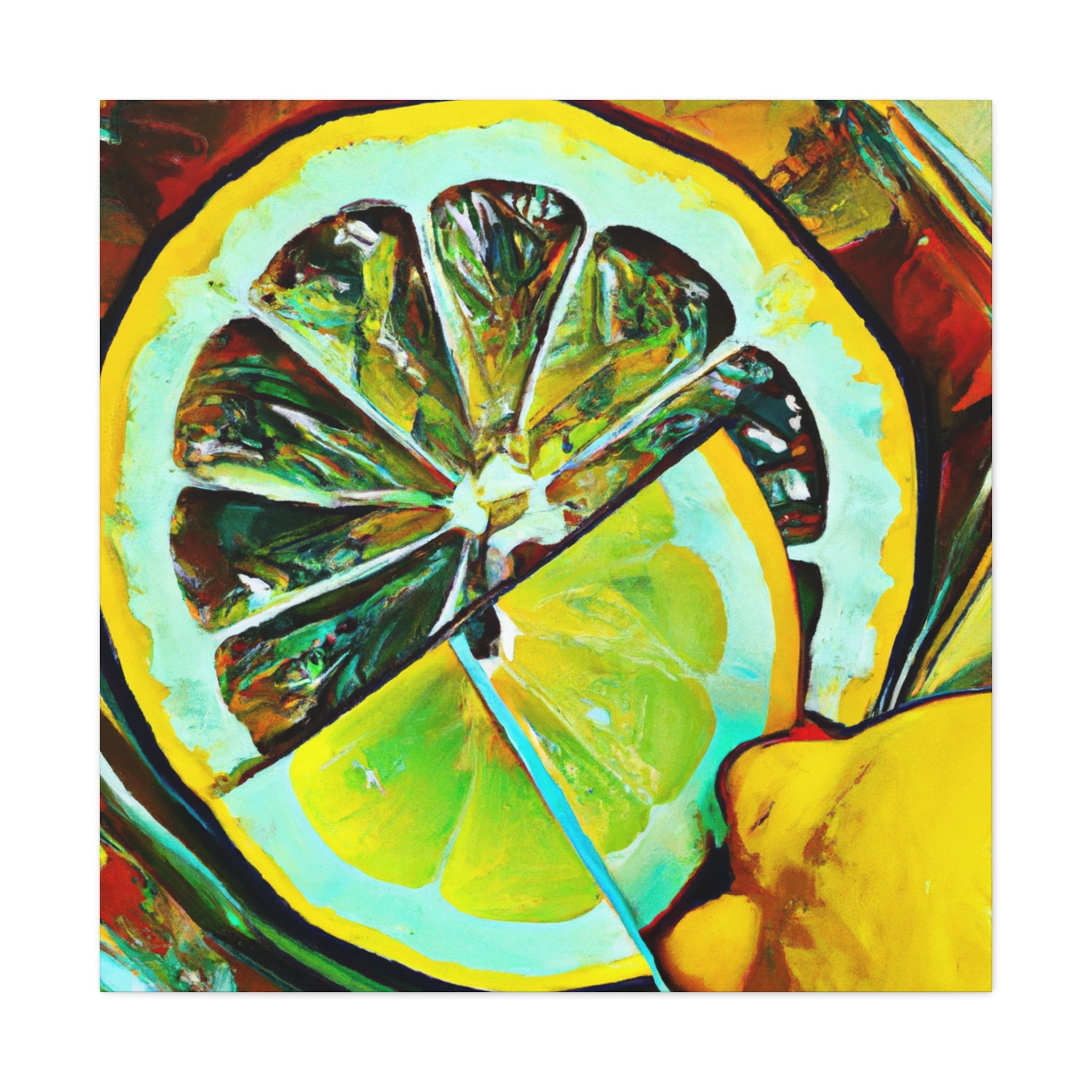 Lemon Sunshine Impression - Canvas - Walmart.com