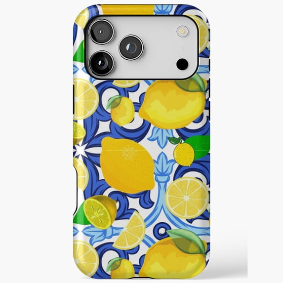 Lemon Tile Pattern ifor iPhone Case 11 through 17 Pro Max - Walmart.com
