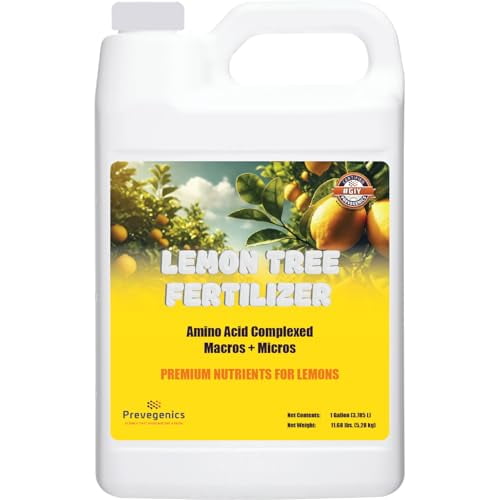 Lemon Tree Fertilizer | (1 Gallon) | Easy to Use Liquid Fertilizer for ...