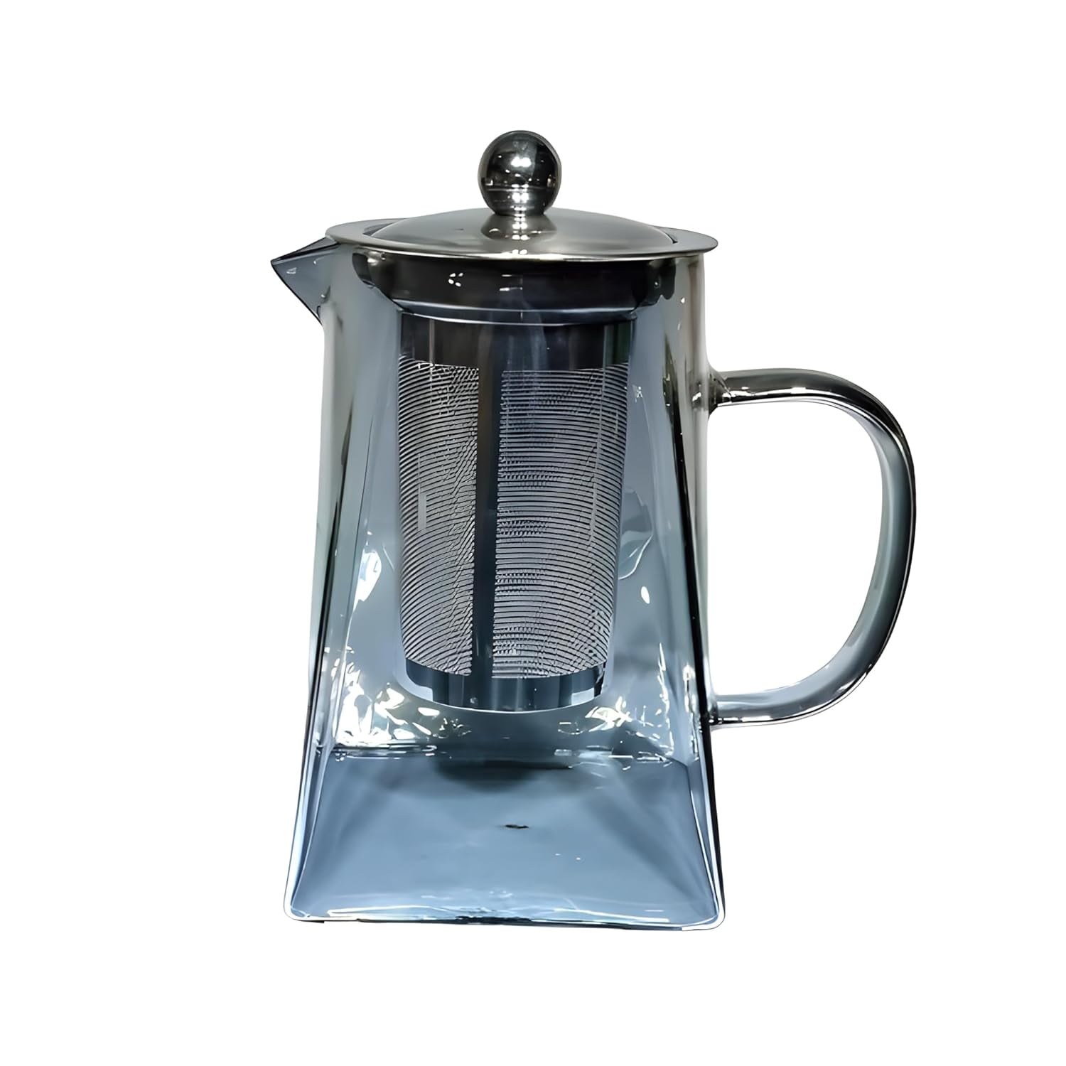 Lemon Tree Glass Teapot 950ml Borosilicate Tinted Color Removable ...