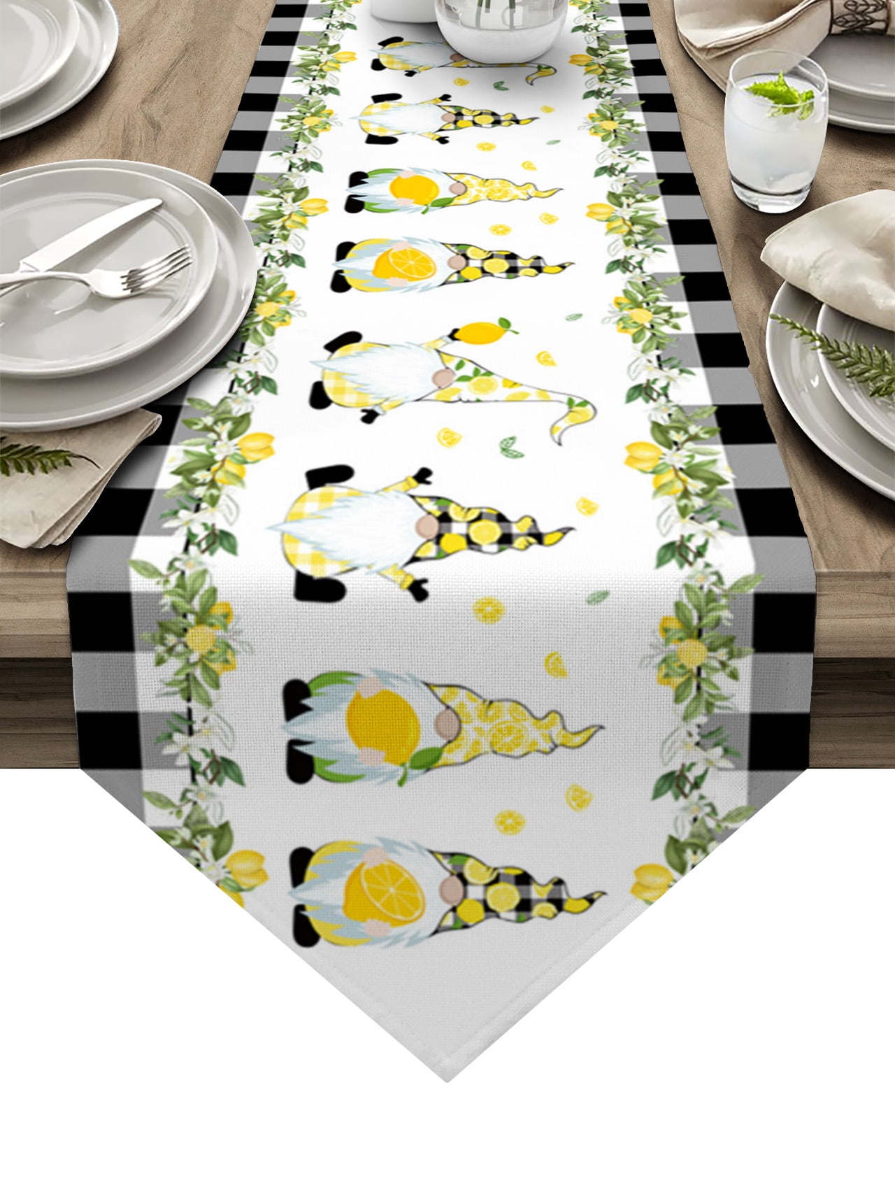 Lemon Truck Lattice Table Runners Wedding ration Modern Dining Table r ...