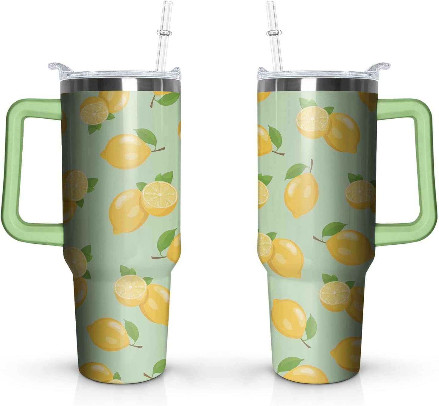 Lemon Tumbler with Straw, Lemon Gifts, Lemon Cups, Lemon Coffee Mug ...