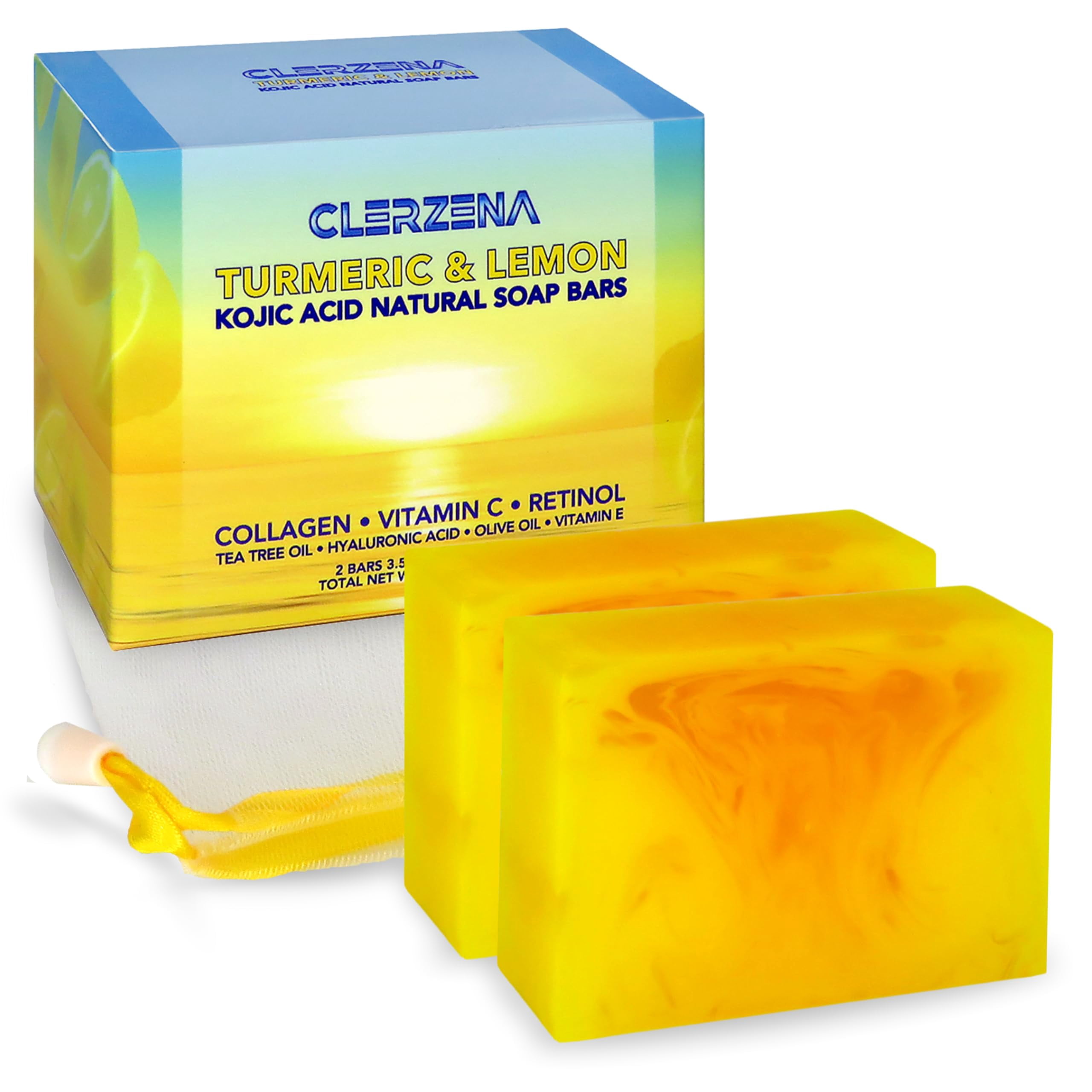 Lemon Turmeric Kojic Acid DPF11 Soap Bars for Dark Spots | Vitamin C ...