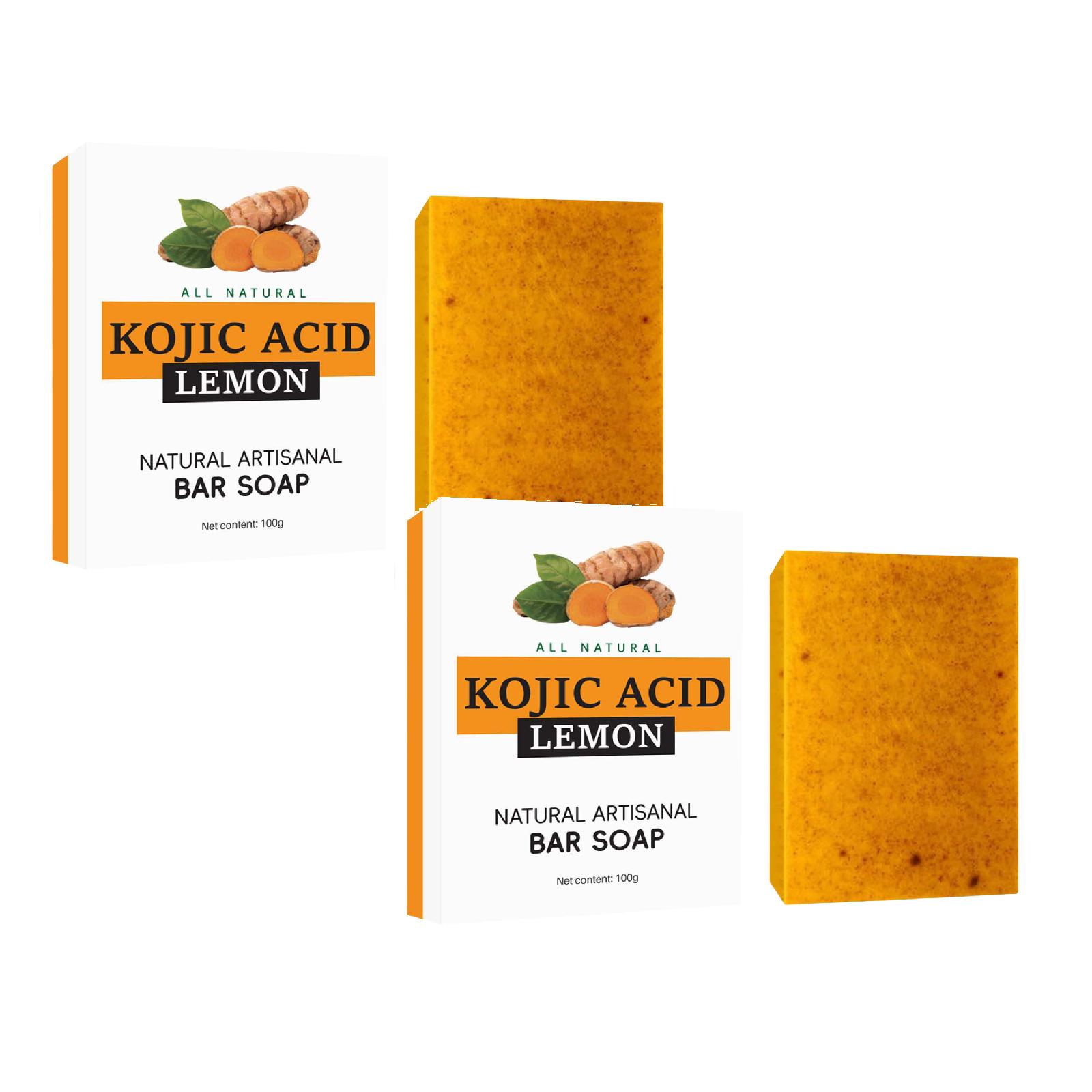 Lemon Turmeric Soap Bar for Hyperpigmentation, Moisturizing Brightening ...