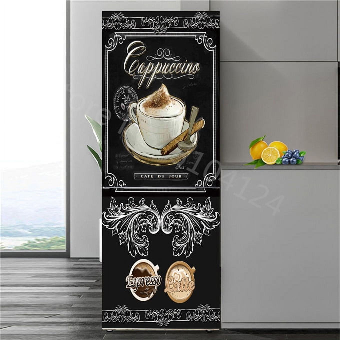 Lemon Vegetable Fruit Full Cover Sticker For Refrigerator Decal Beer ...