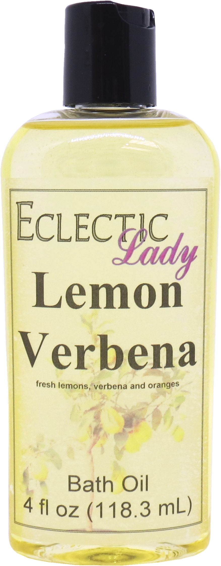 Lemon Verbena Bath Oil - Scented Body Oil - Relaxing & Moisturizing ...