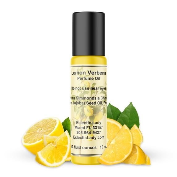 Eclectic Lady Lemon Verbena Perfume Oil, 0.3 Oz Roll-On, Long-Lasting ...