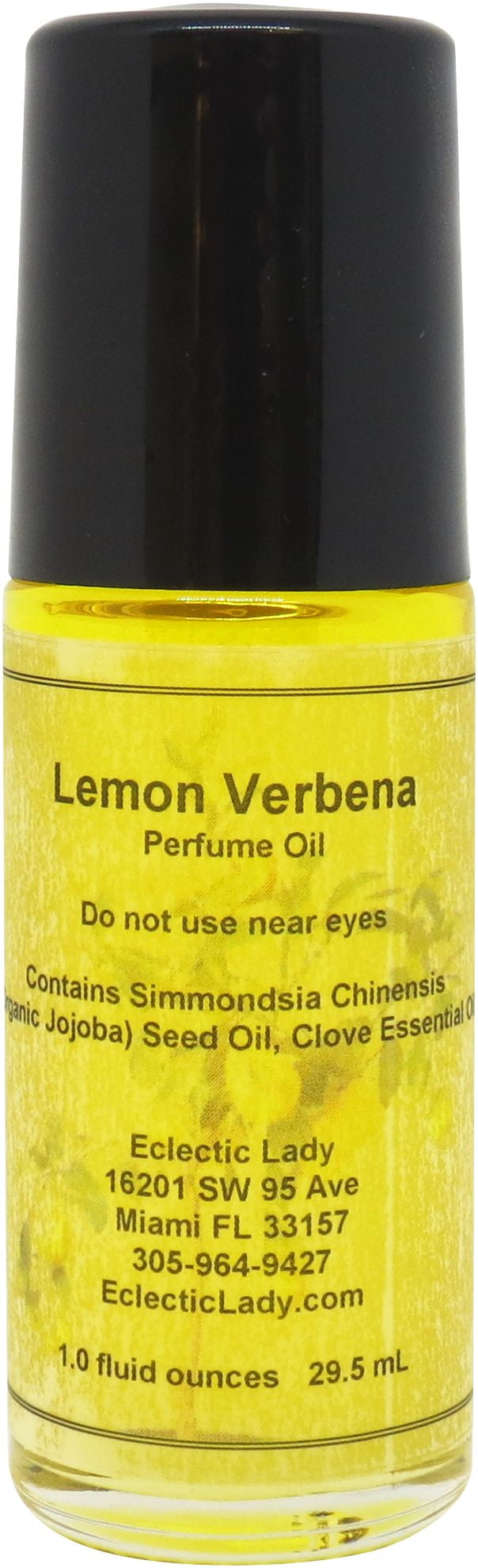 Eclectic Lady Lemon Verbena Perfume Oil, 1 Oz Roll-On, Fresh Long ...