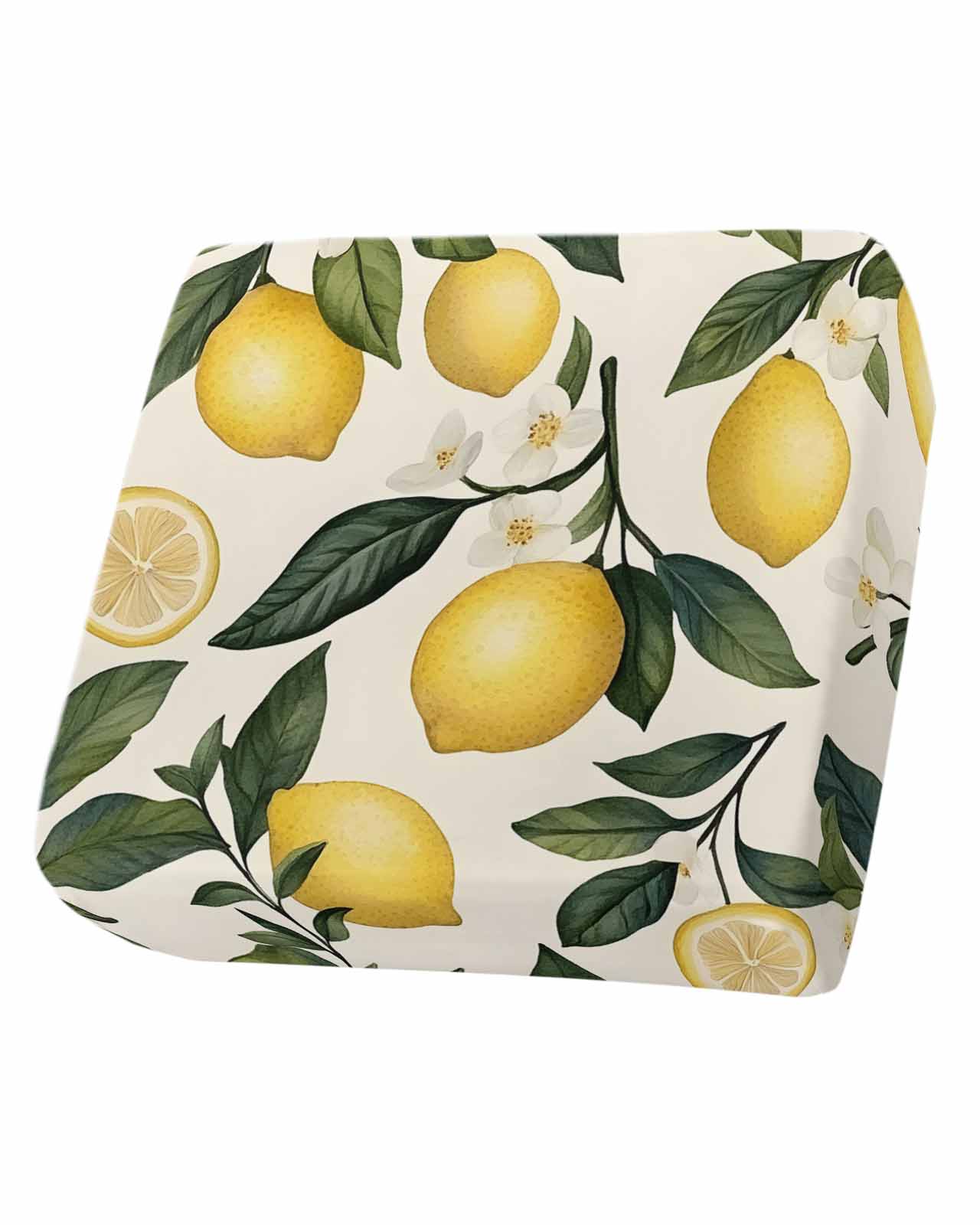 Lemon Watercolor Sofa Couch Cushion Covers Washable, Removable ...
