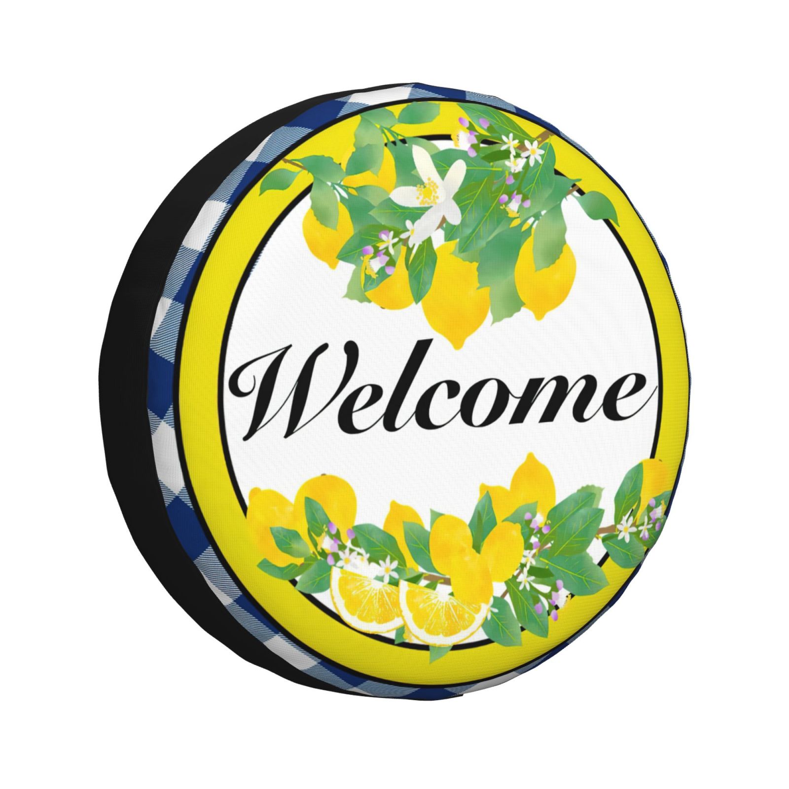 Lemon Welcome Tire Cover 14" Wheel Protectors Tyre Covers Weatherproof ...
