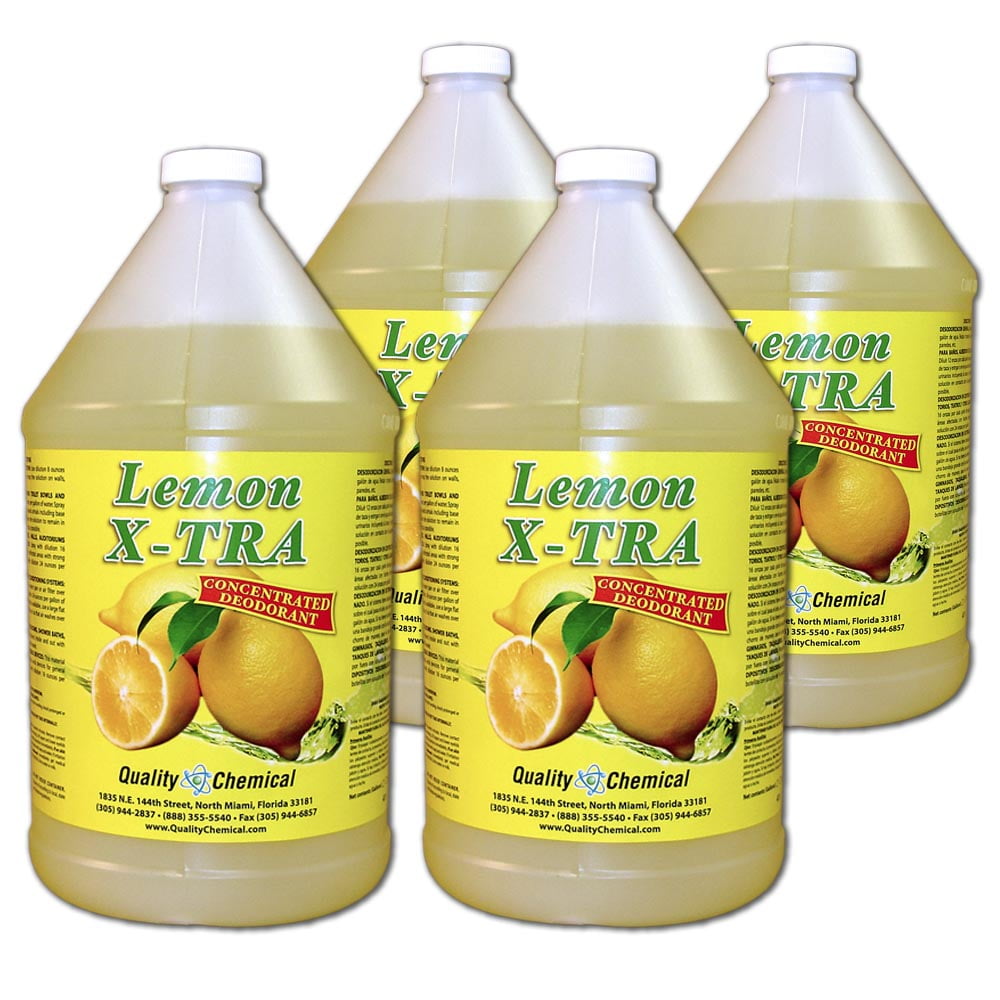 Lemon X-tra concentrated deodorizer - pleasant lemon scent. - 4 gallon ...