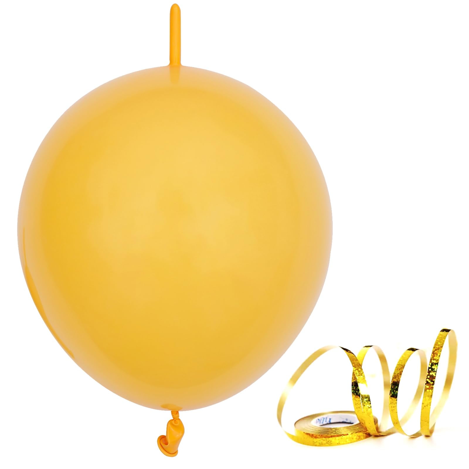 Lemon Yellow Balloons 12 IFF17 Inch Latex Quick Linking Balloon 140pcs ...
